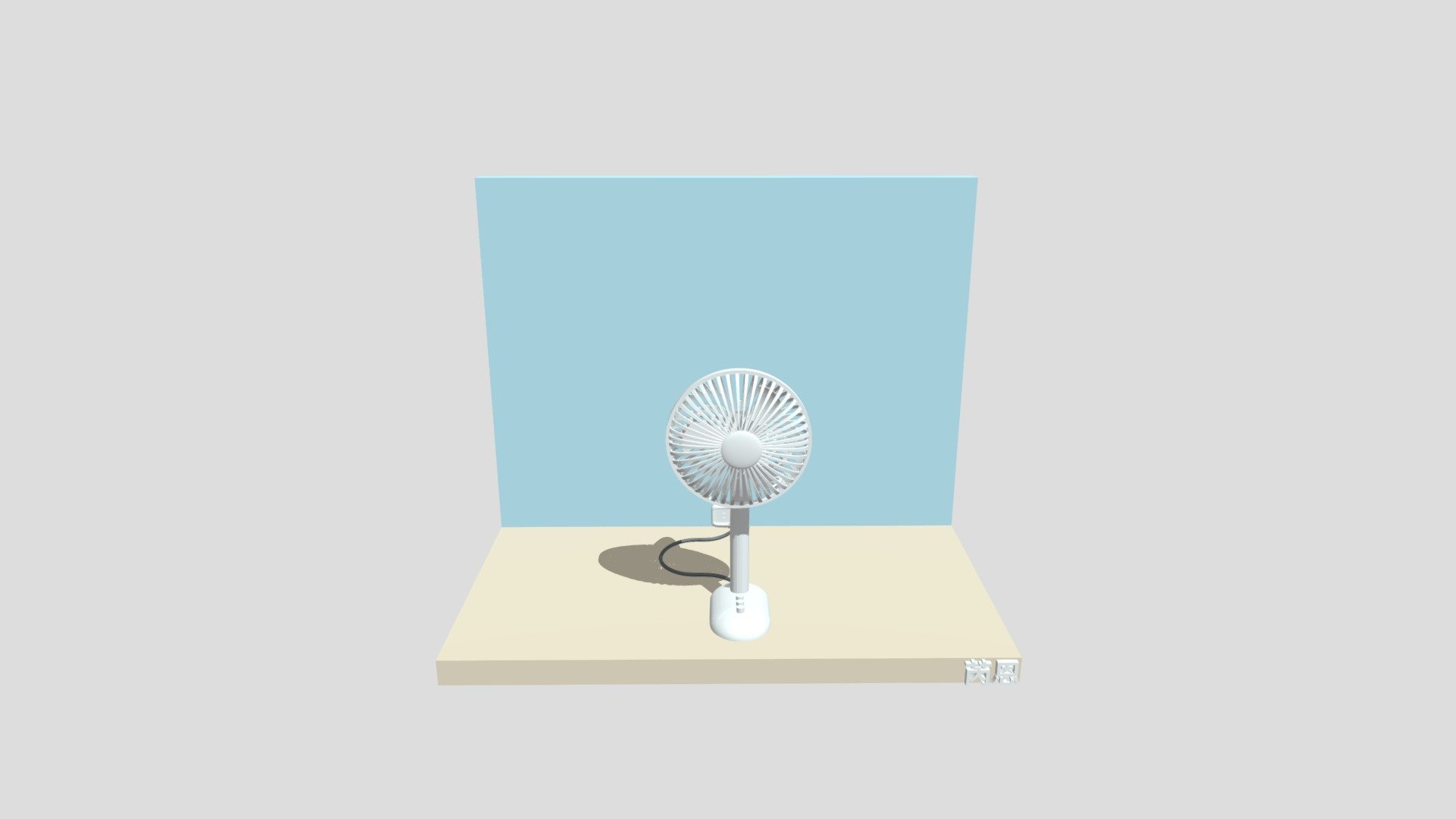 Fan - Download Free 3D model by Amyyu [a98f4ca] - Sketchfab