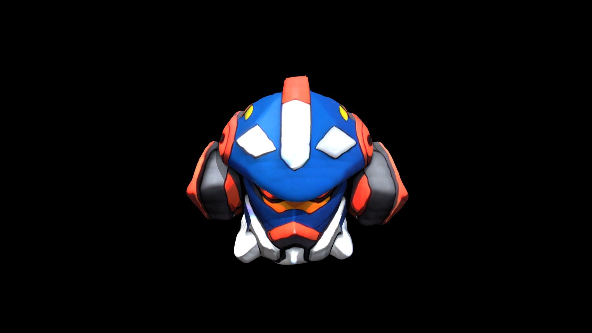Helmet Mask Robot Cartoon 1110 - Download Free 3D model by klrxyz ...