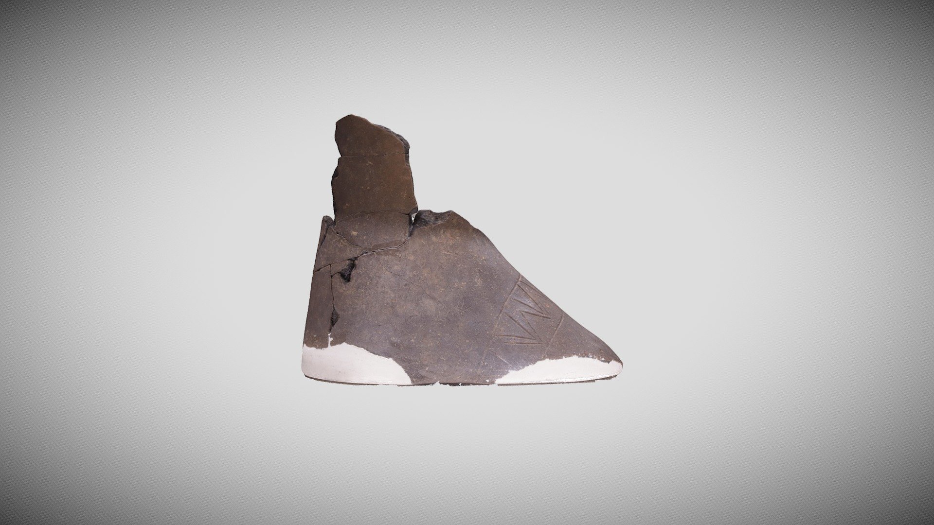 bronze age ceramic foot - deva museum - 3D model by ArchaeoPLUS ...