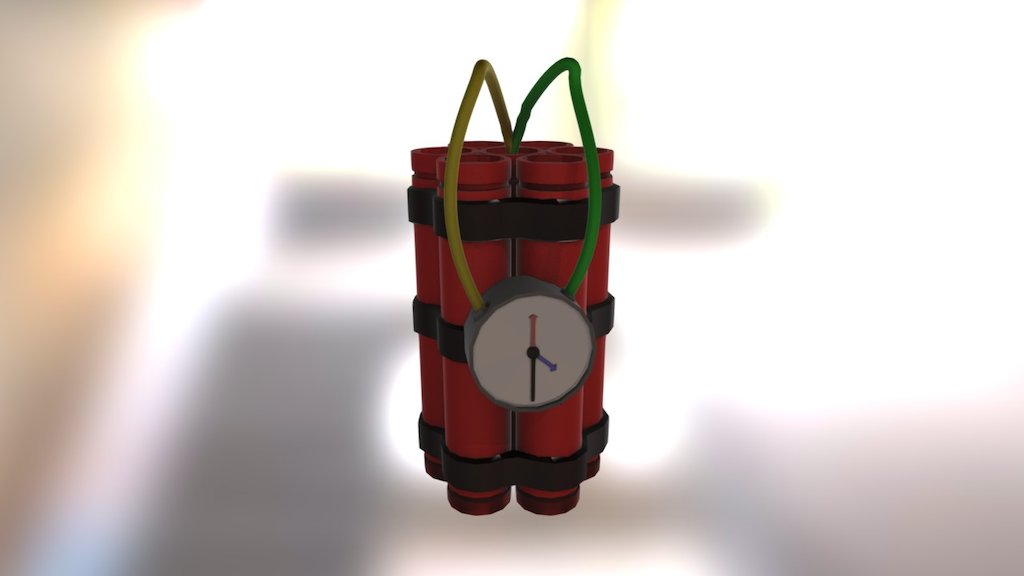 Uni Work Tnt Pipe Bomb - 3D model by MichaelBradbeer [a990708] - Sketchfab