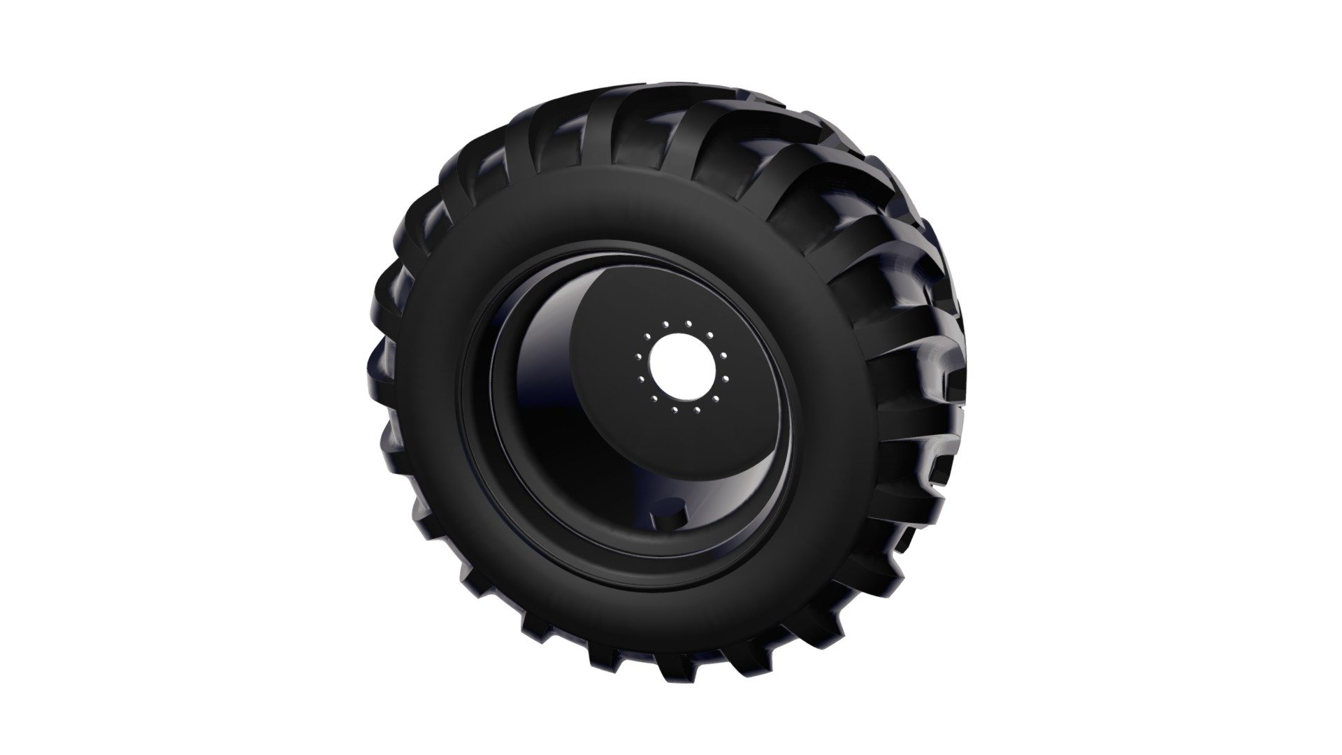 Tractor Tire And Wheel - 3D model by Altrous [a990c1d] - Sketchfab