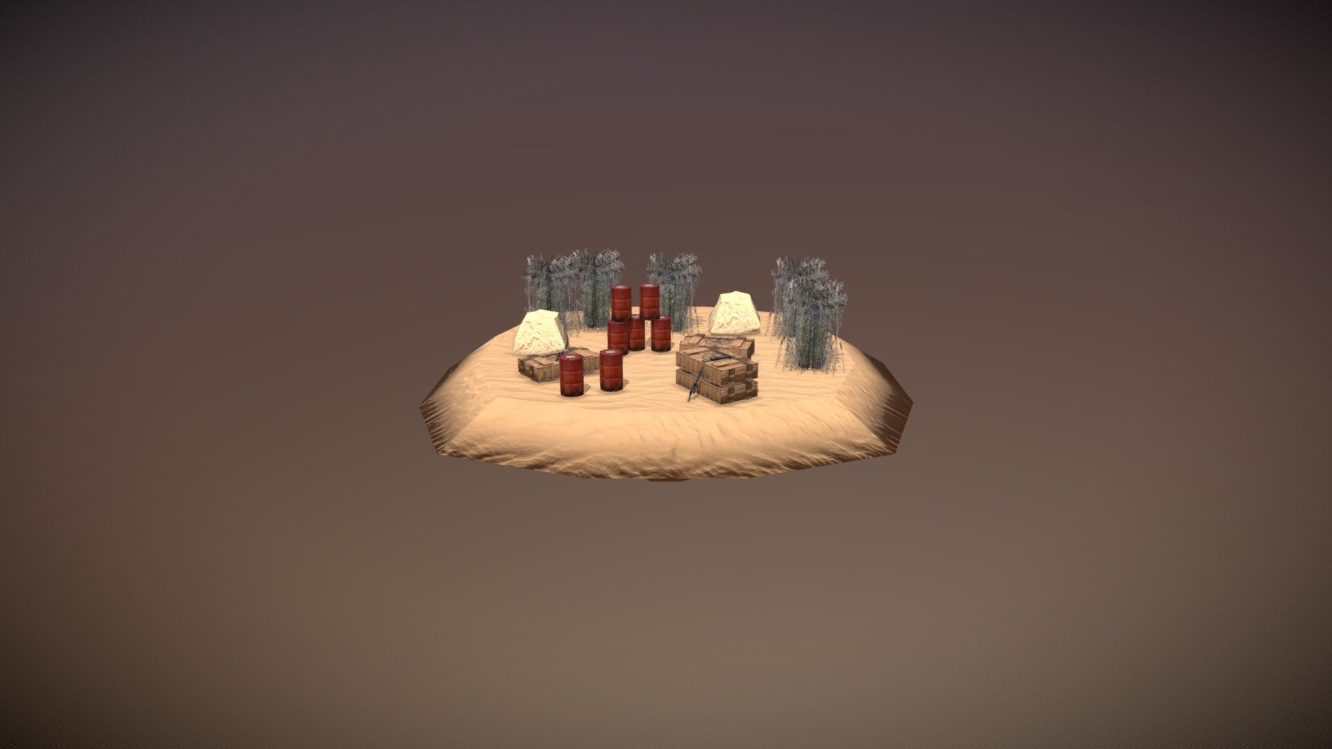 Diorama Final: Desert Military - 3D model by roycecooker [a991092 ...
