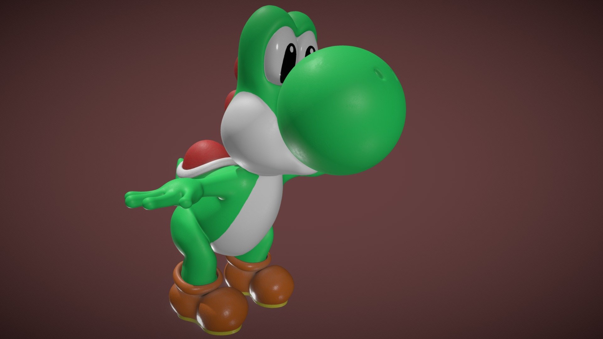 Yoshi HEAJ B2C3 - 3D model by Antoine Baube (@antoinebaube) [a991e09 ...