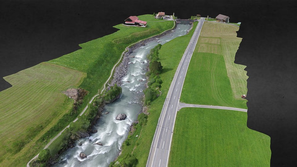 Muotathal River 2016 - 3D model by blue eyes consulting GmbH (@blue ...