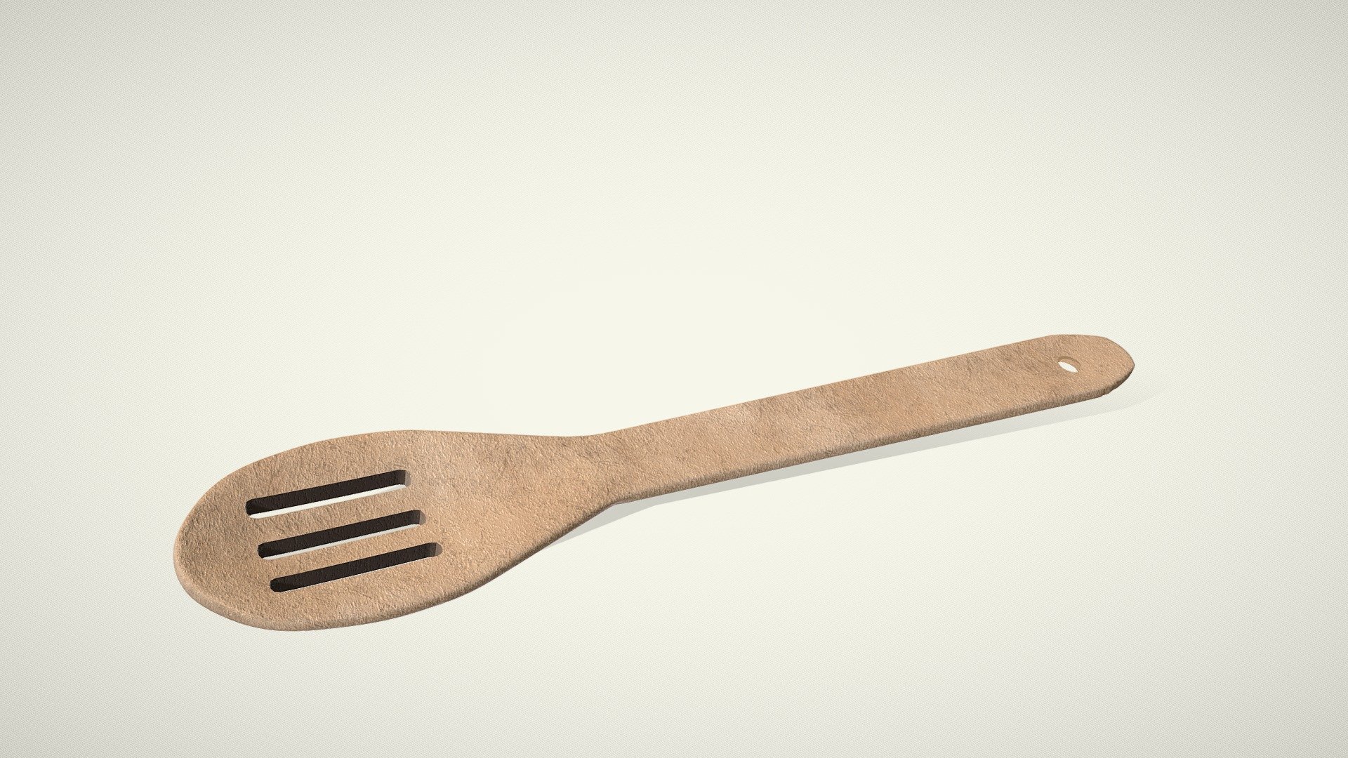 Wooden Kitchen Spatula - Download Free 3D model by Rylae Shylna ...