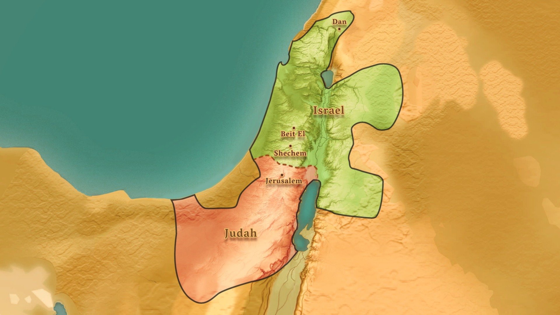 The Two Kingdoms: Judah and Israel - 3D model by Compedia [a9970fa ...