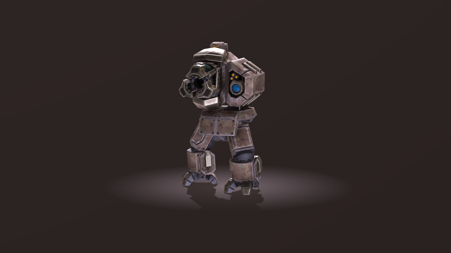 Robo Cannon - 3D model by Sintetus Inc. (@sintetus) [a998b45] - Sketchfab