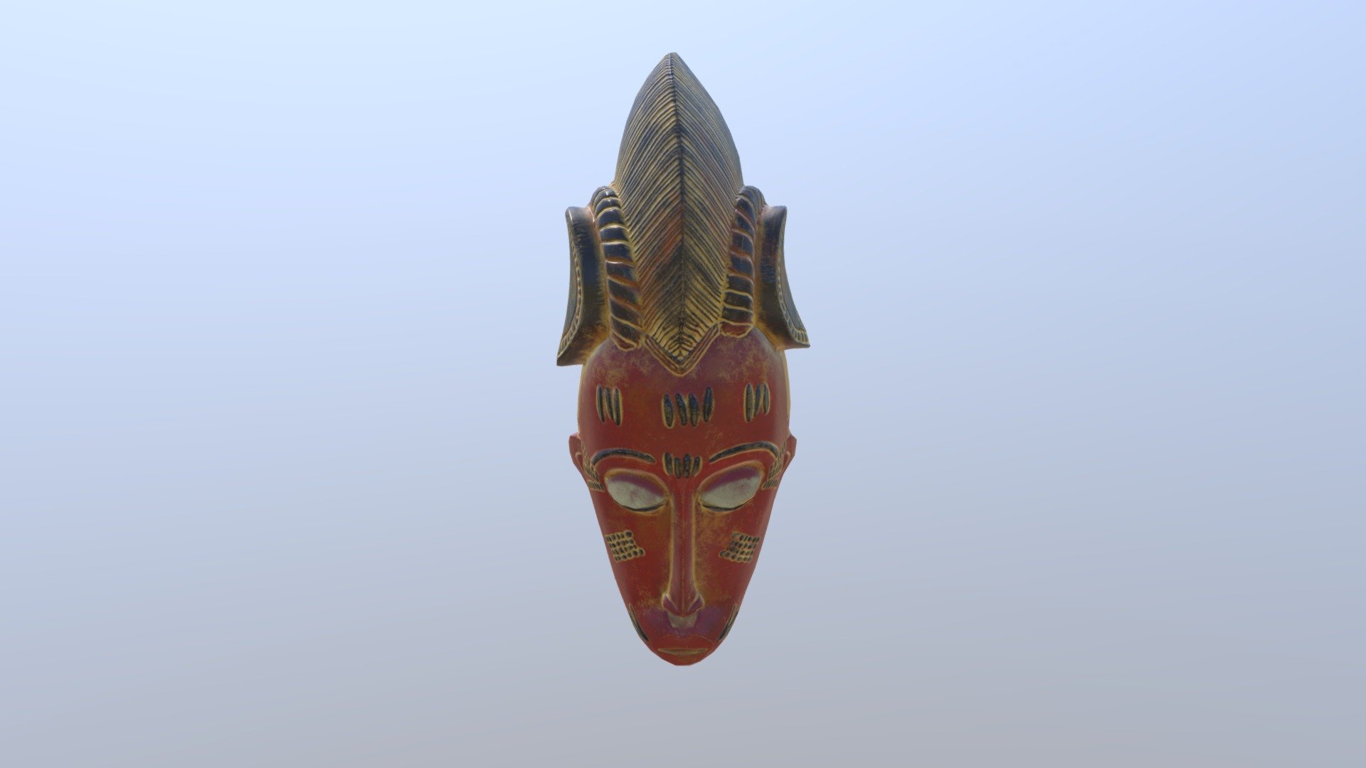Maska_fin - 3D model by Likaoniar [a99934a] - Sketchfab