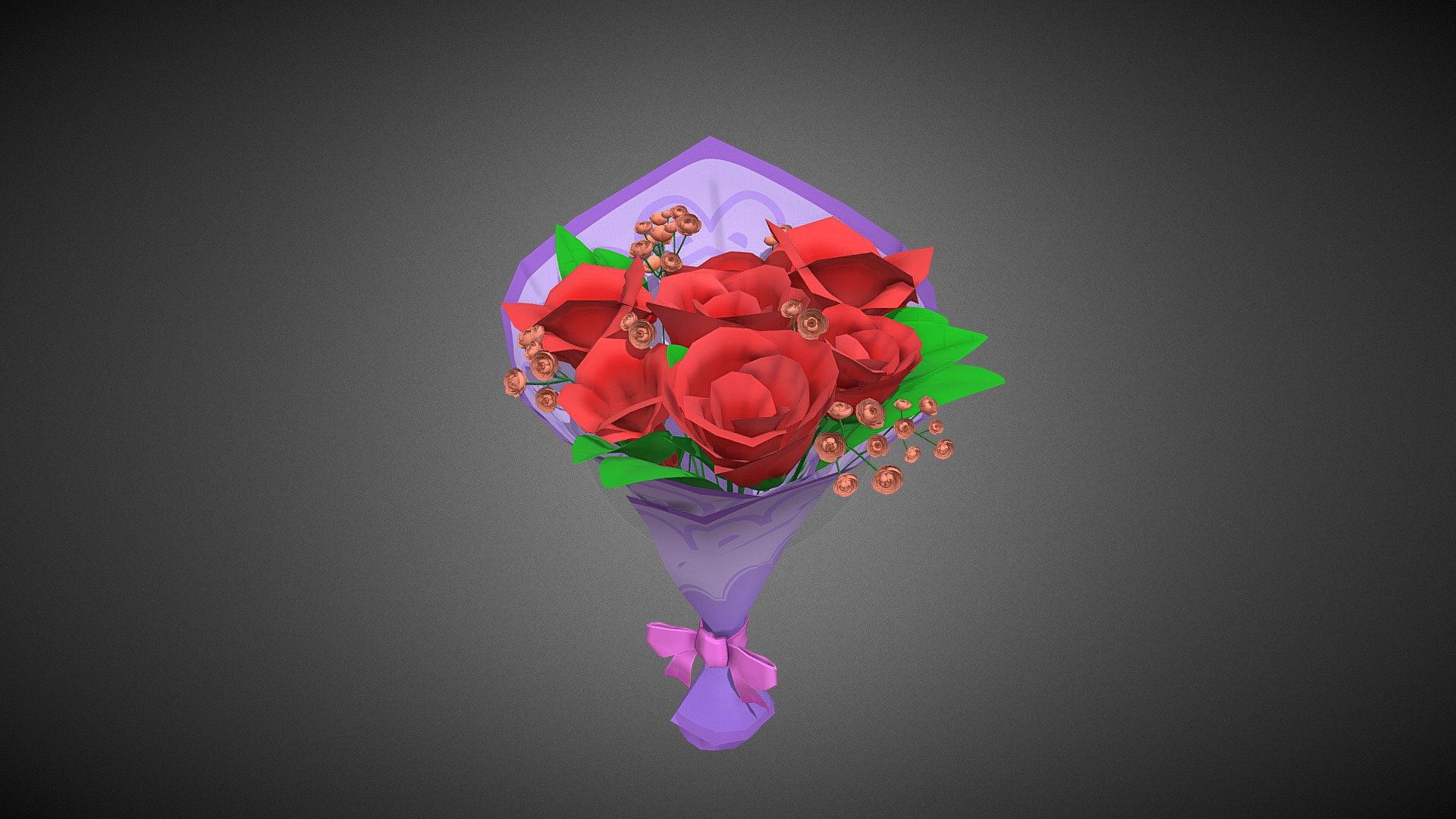 flower Bouquet - Buy Royalty Free 3D model by misitewang [a99a785 ...