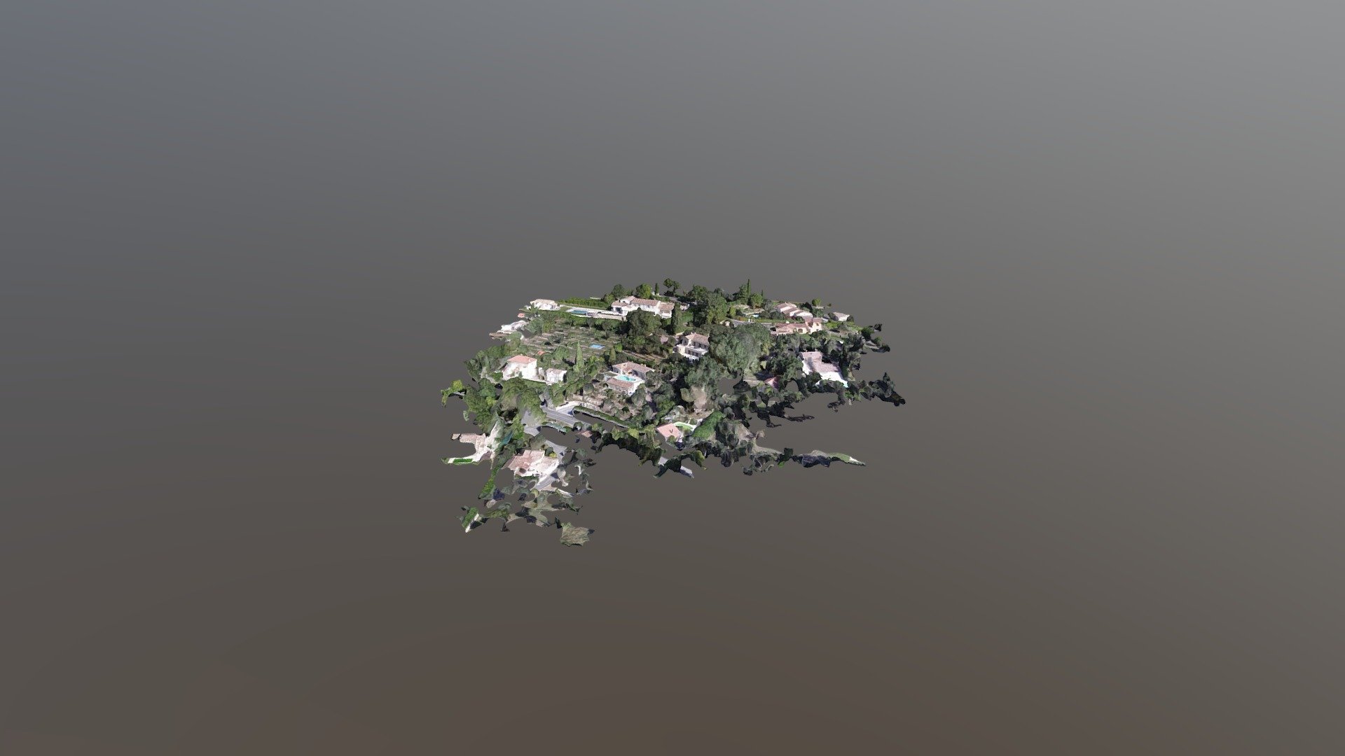 Villa Simplified 3d Mesh - 3D model by abcdrones [a99b40c] - Sketchfab