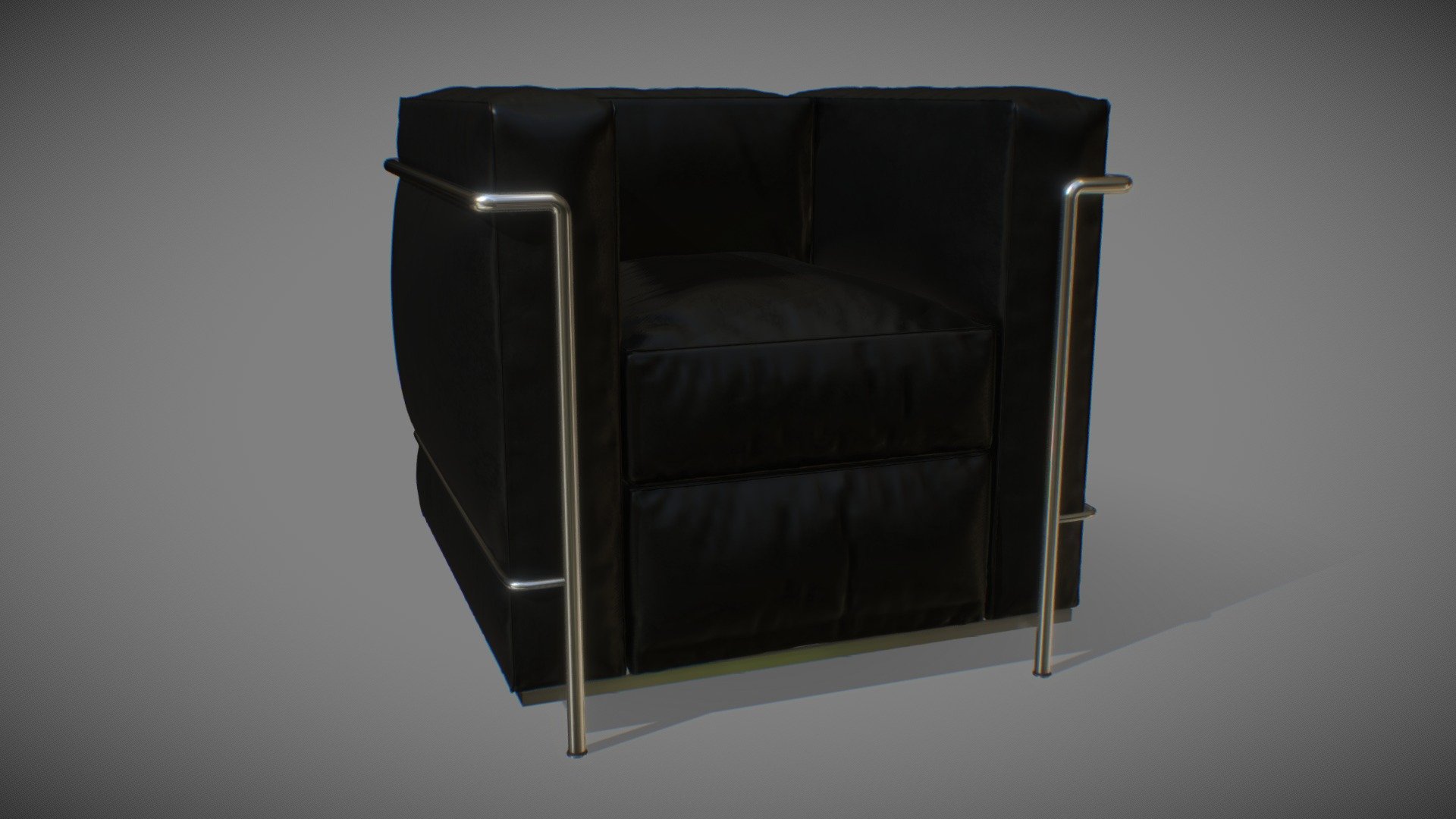 LC2 Petite Confort Lounge Chair - 3D model by rjkmrart [a99b481 ...