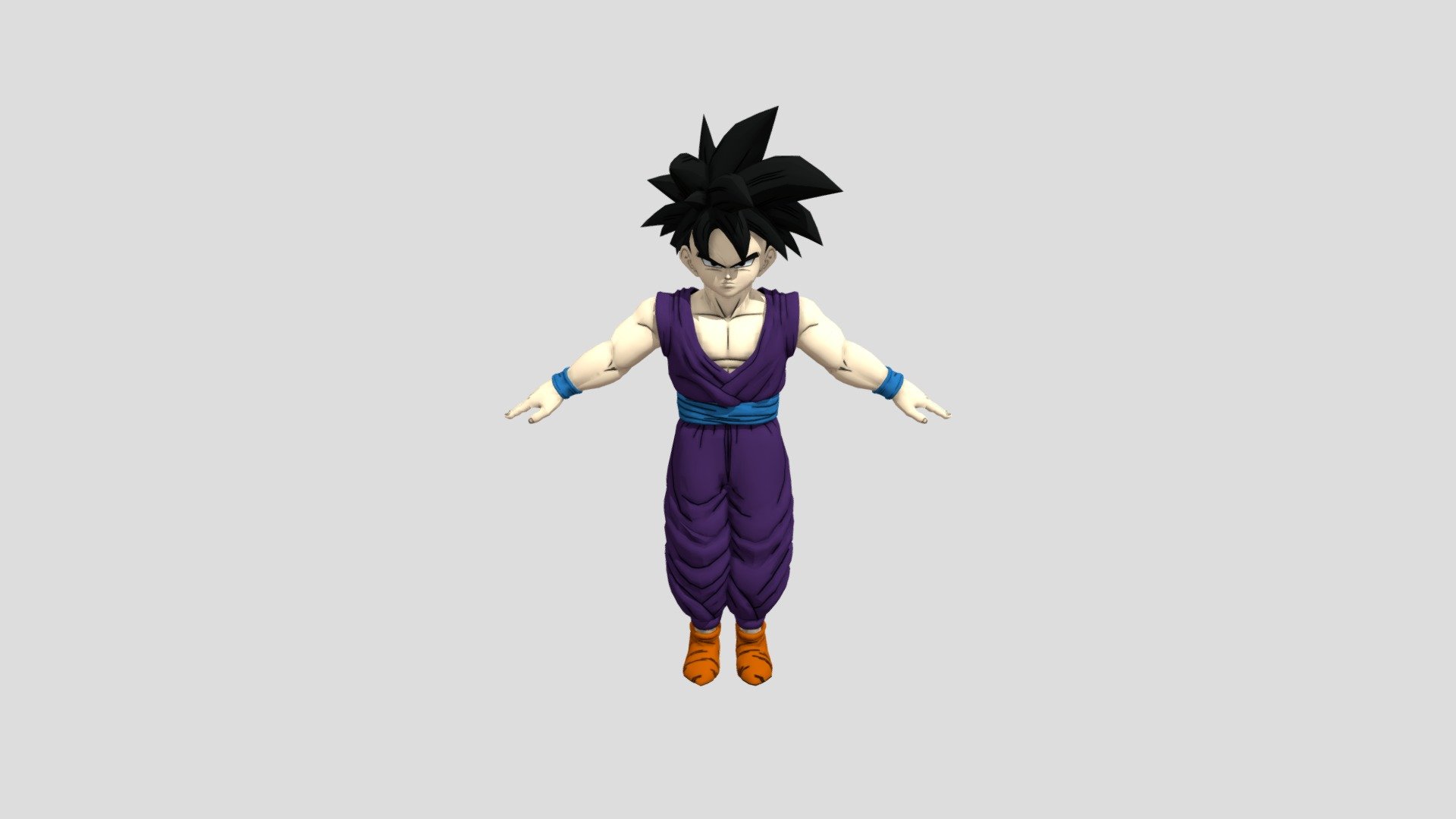 gohan adolecente - 3D model by gabrieel22 [a99c102] - Sketchfab