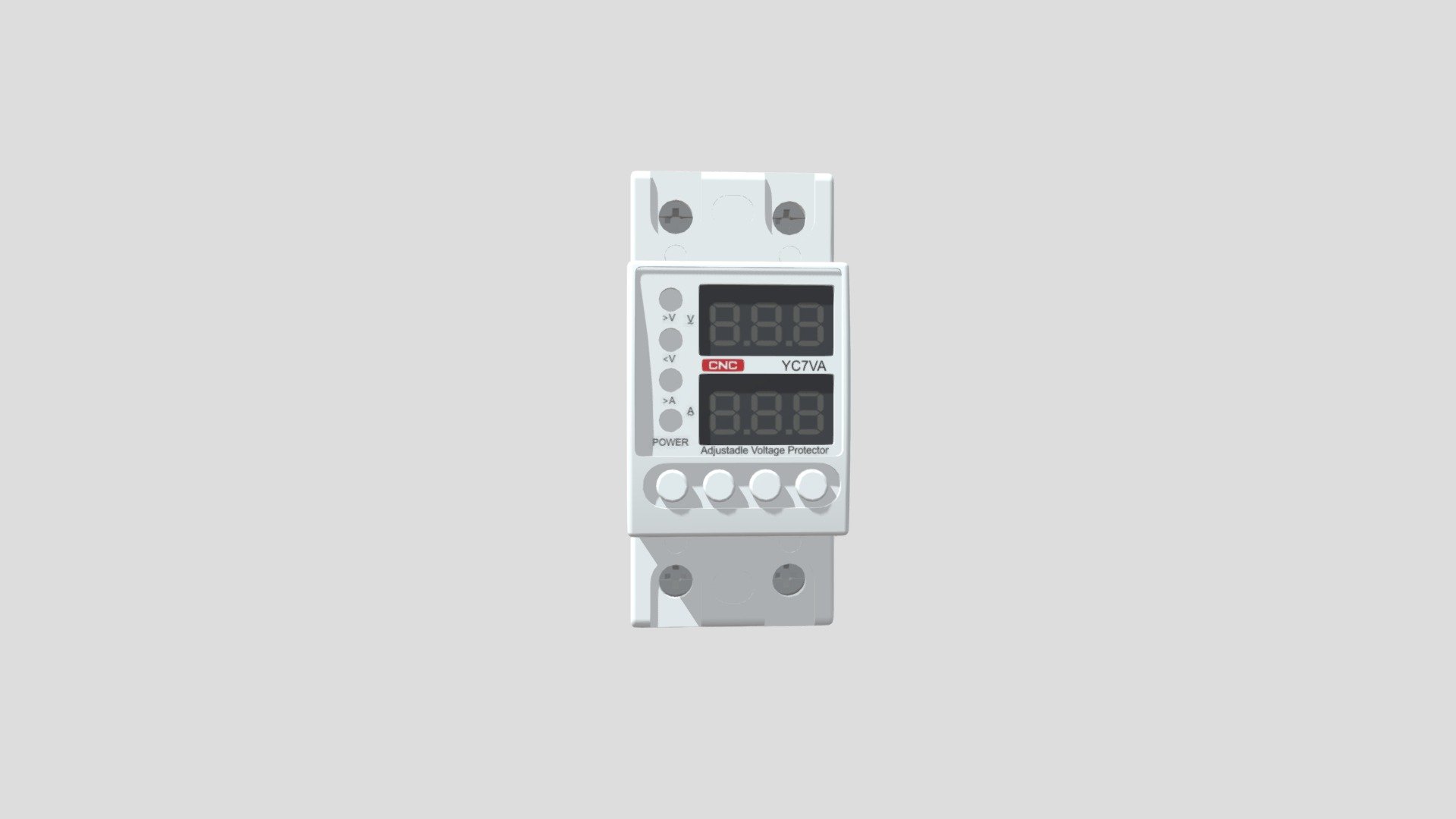 YC7VA Overvoltage and Undervoltage Protector - Download Free 3D model ...