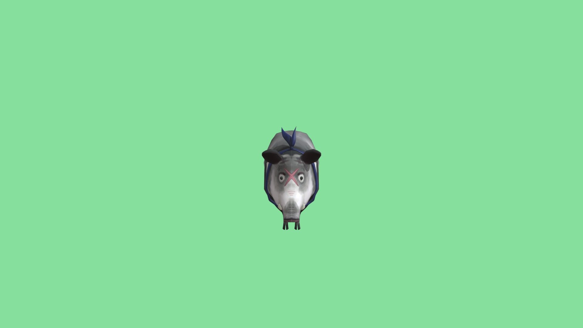 Naruto pig-- Blender toon shader rigged file - Download Free 3D model ...