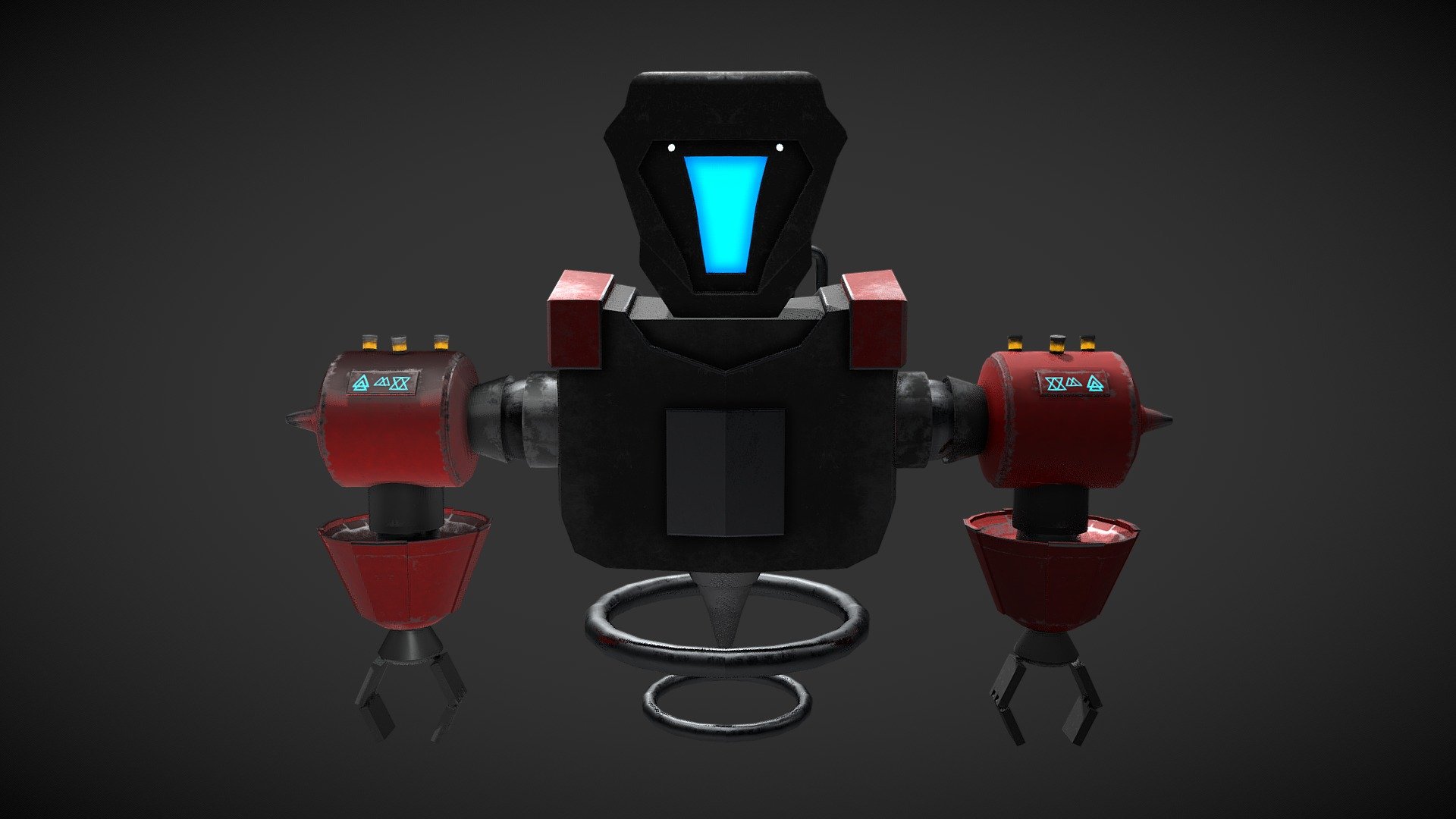 Stylised Robot - 3D model by BenceFranko [a9a17a3] - Sketchfab