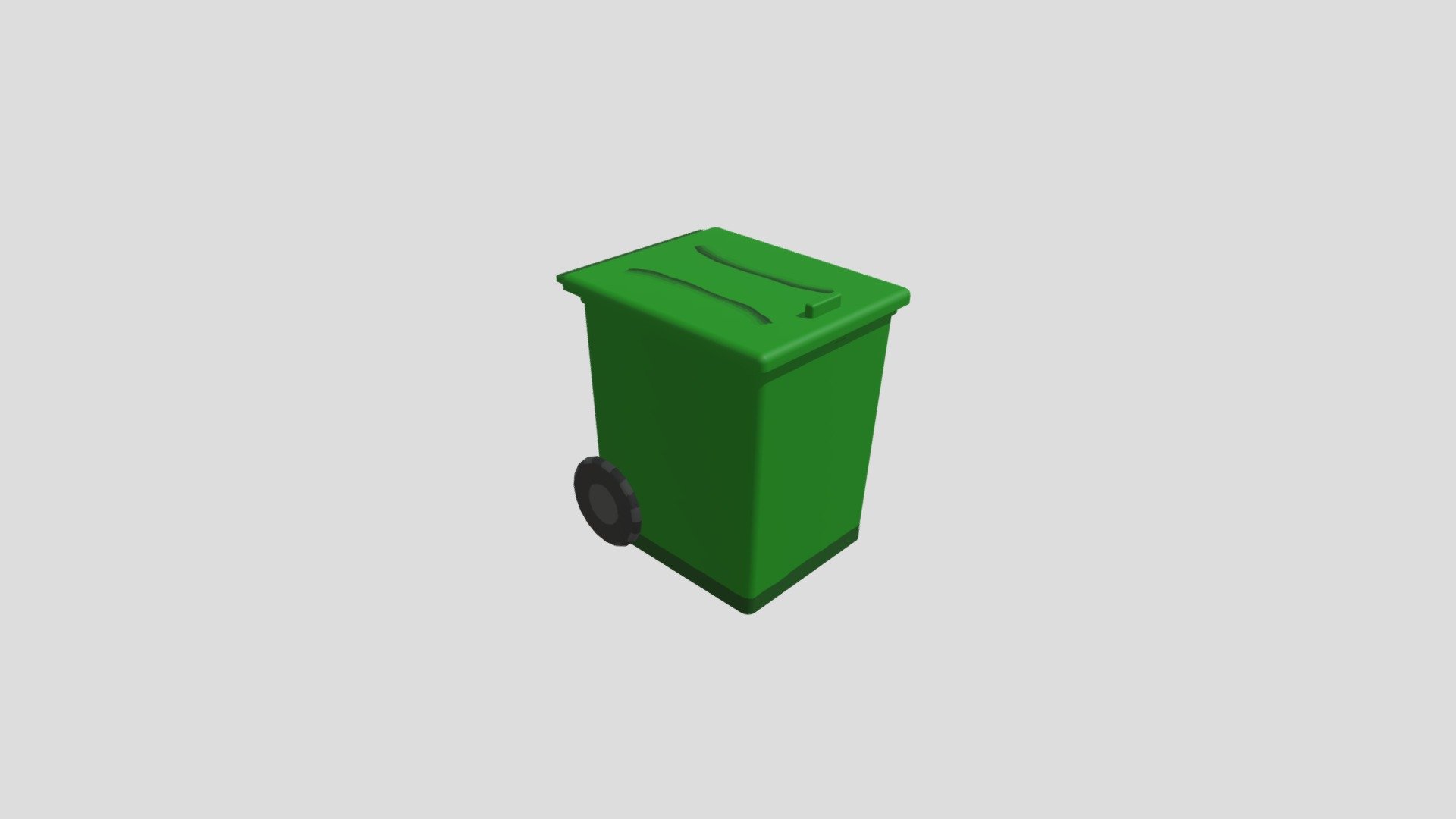 Rubbish Bin - 3D model by thomasmutter [a9a1a39] - Sketchfab