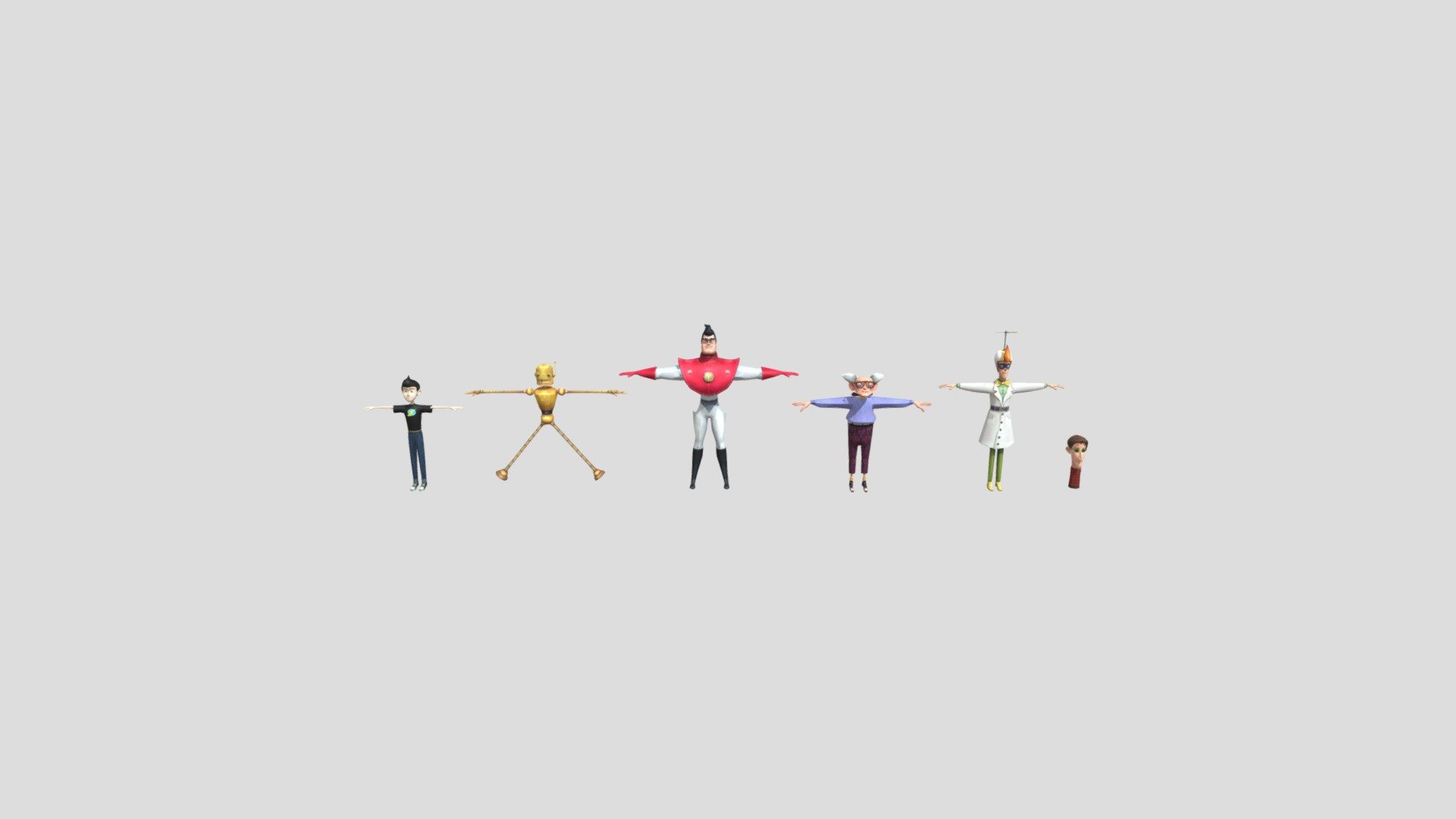 Meet the Robinsons model - Download Free 3D model by Jamessmartguy ...