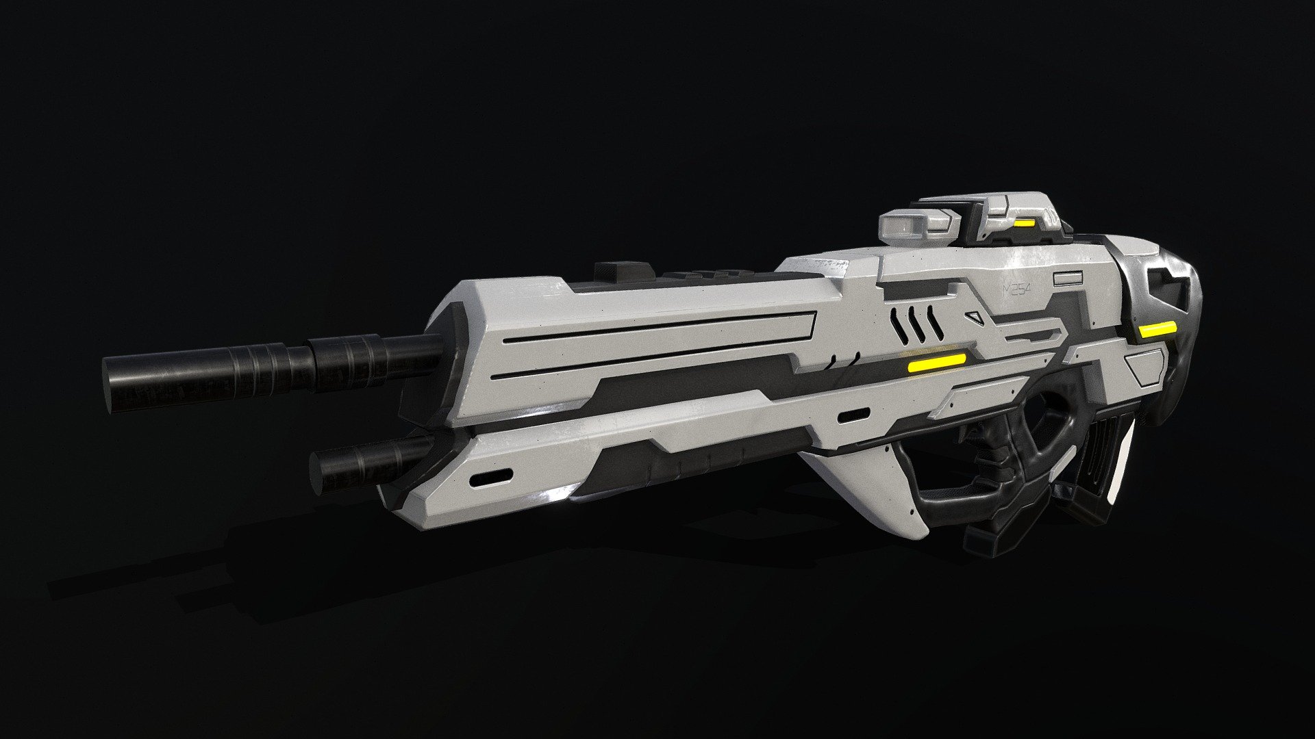 Sci-fi Gun - 3D model by EspinArt3D (@Jorgeart.Games) [a9a3390] - Sketchfab