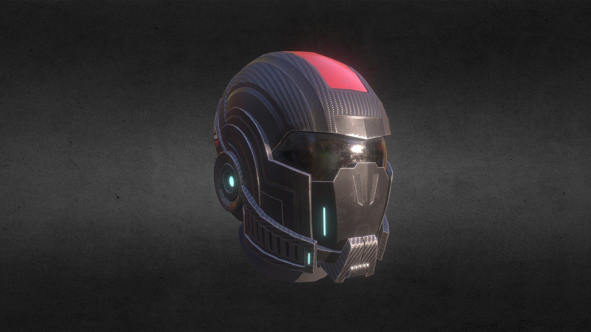 N7 helmet - 3D model by dariad803 [a9a3463] - Sketchfab