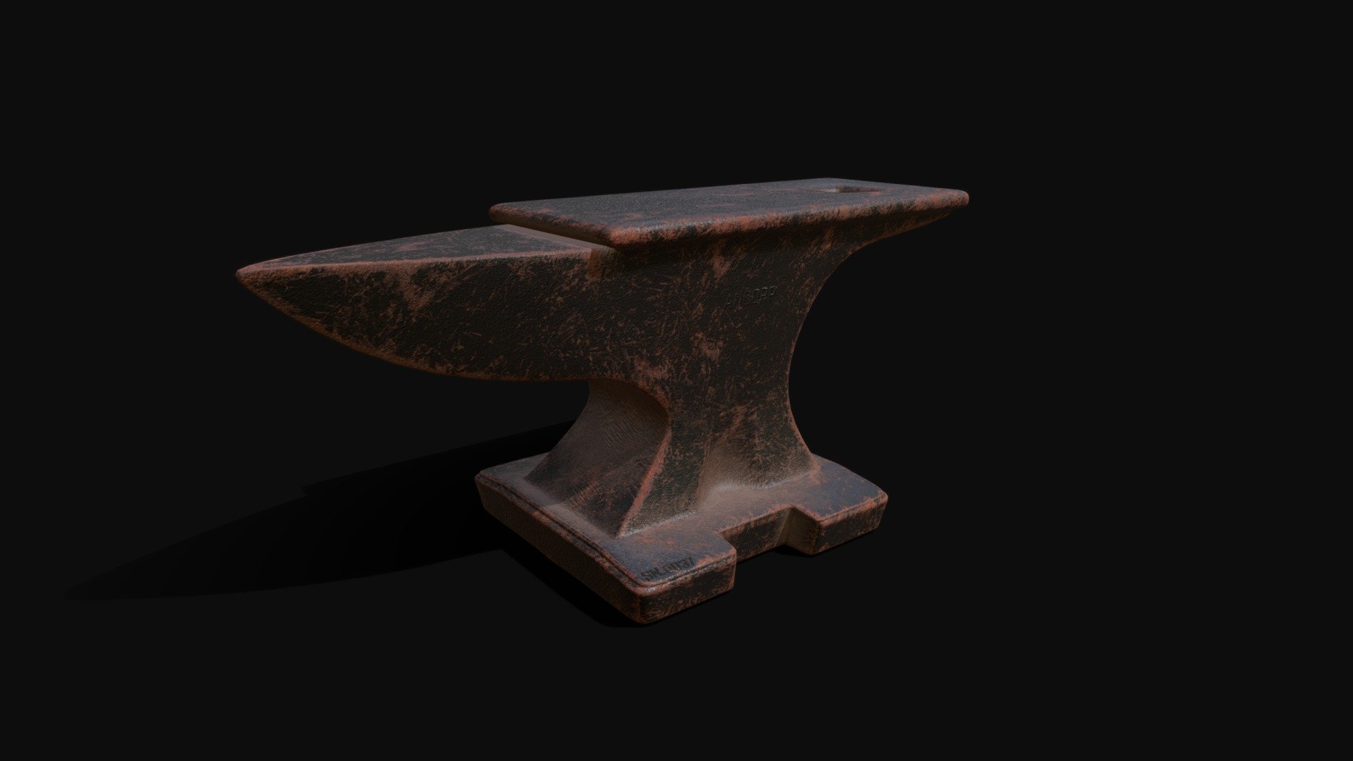 Rusty Old Anvil - 3D model by amkcodex (@asad.mustafa.10) [a9a5efd ...
