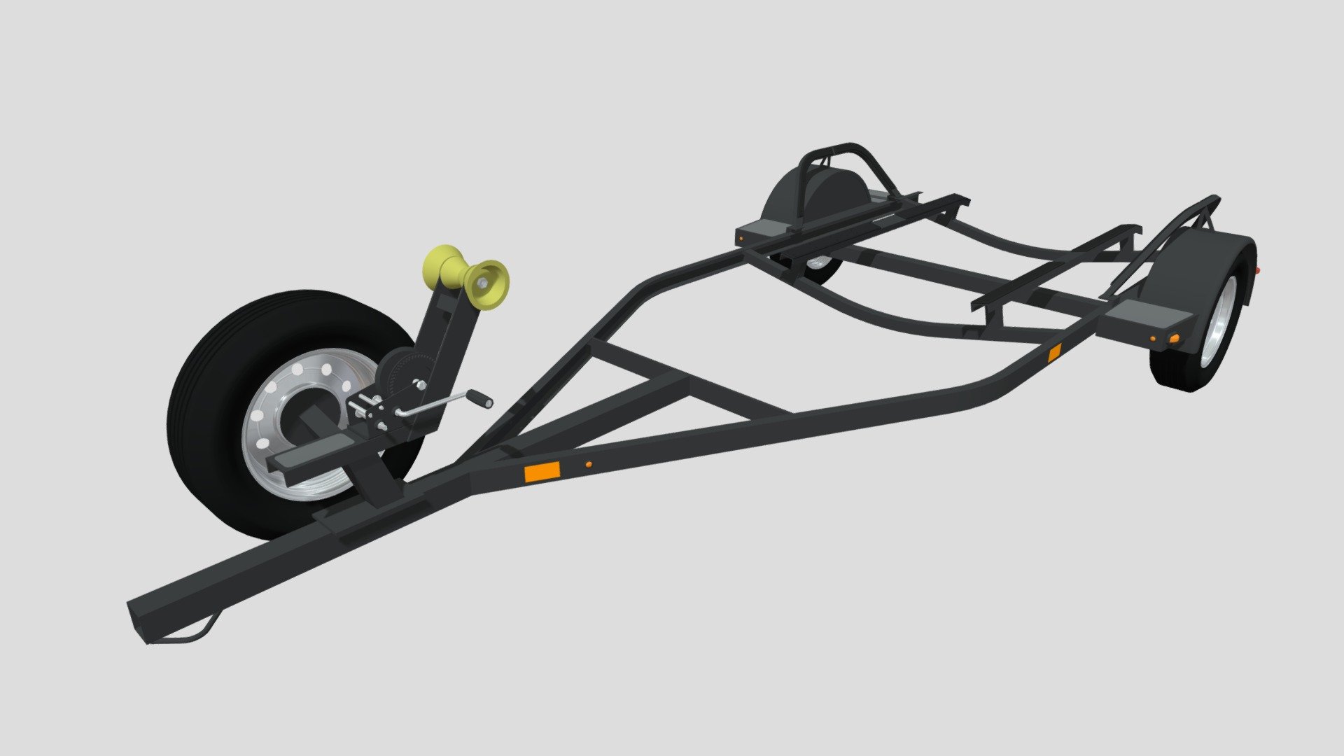 16' Boat Trailer Assembly V10 - 3D model by Tailored Trailers ...