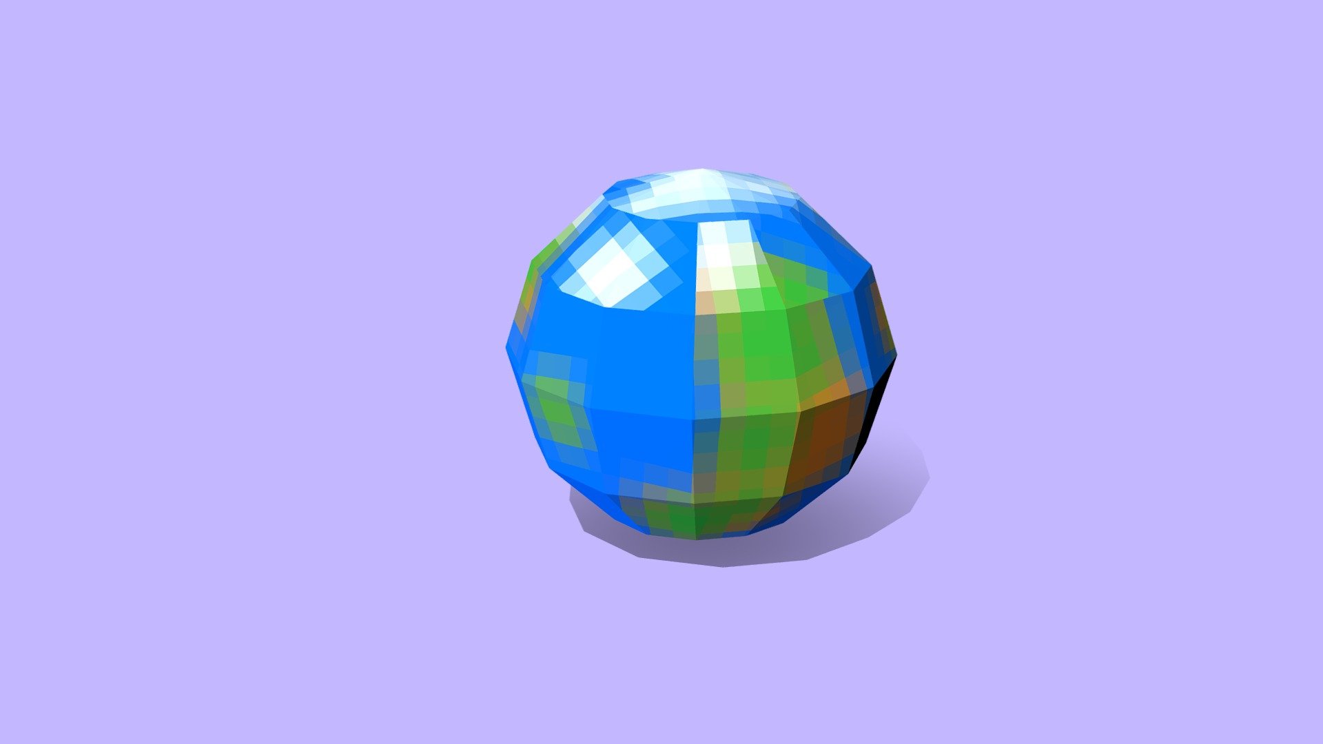 Low Poly Globe - Download Free 3D model by nickkauf [a9a6787] - Sketchfab