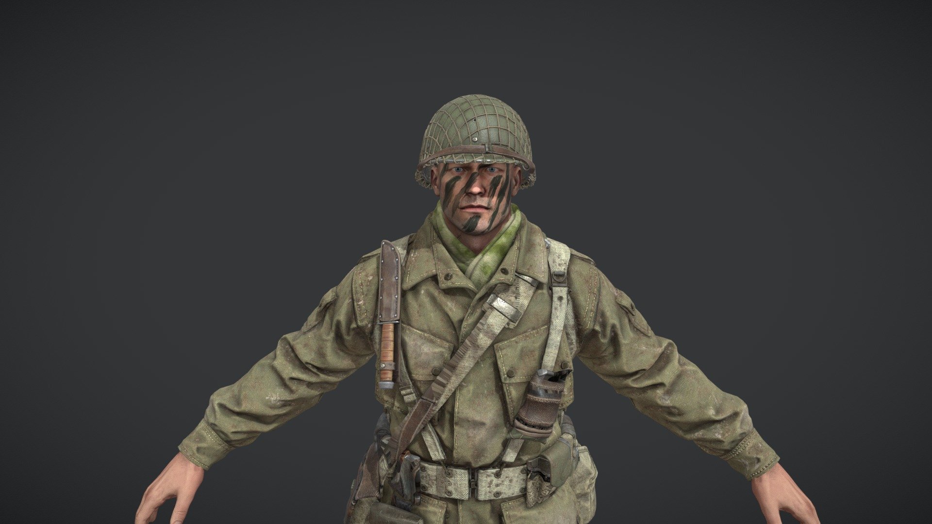 BJ Blazkowicz (Soldier E) - Quake Champions - Download Free 3D model by ...