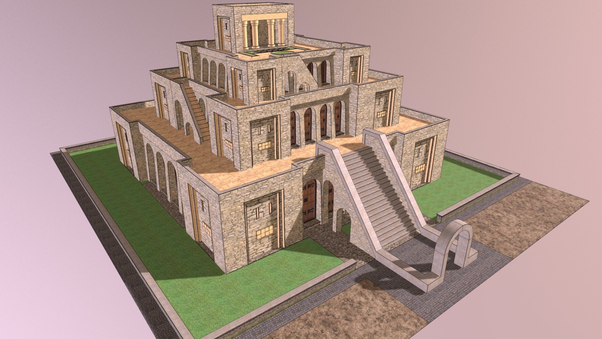 Pyramide - Download Free 3D model by mounirsaada [a9a7bb9] - Sketchfab