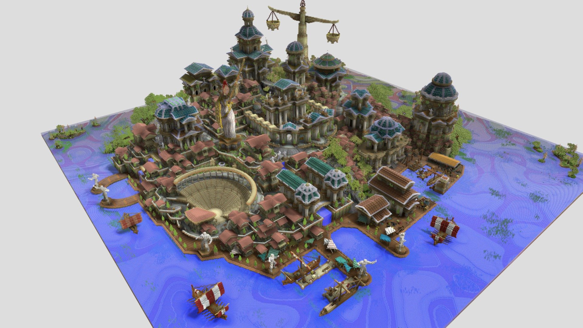 All of Athens - 3D model by Eric Haines (@erich) [a9a806a] - Sketchfab