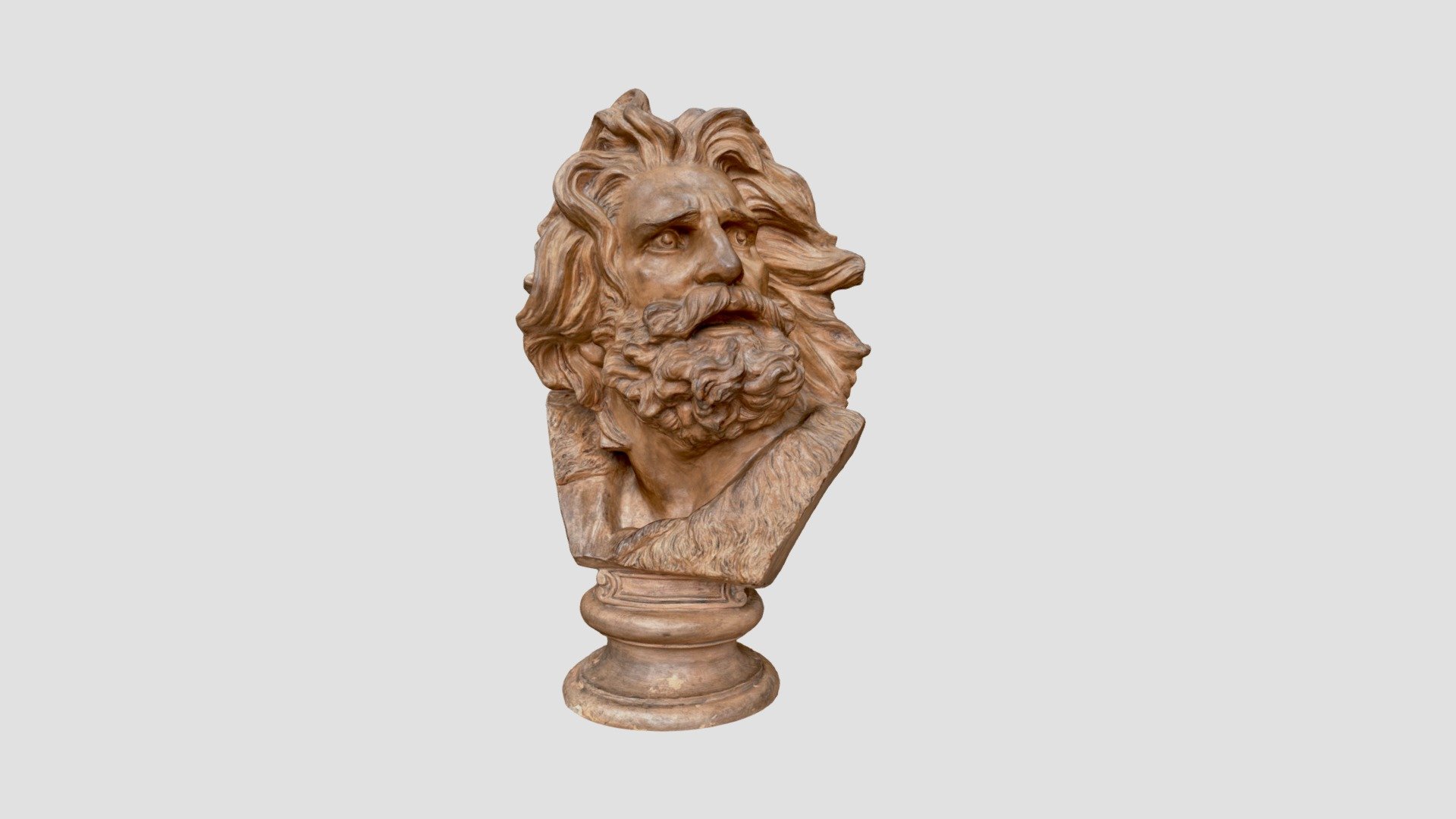 "Head of Gaul" François Rude - Download Free 3D model by AGH ...