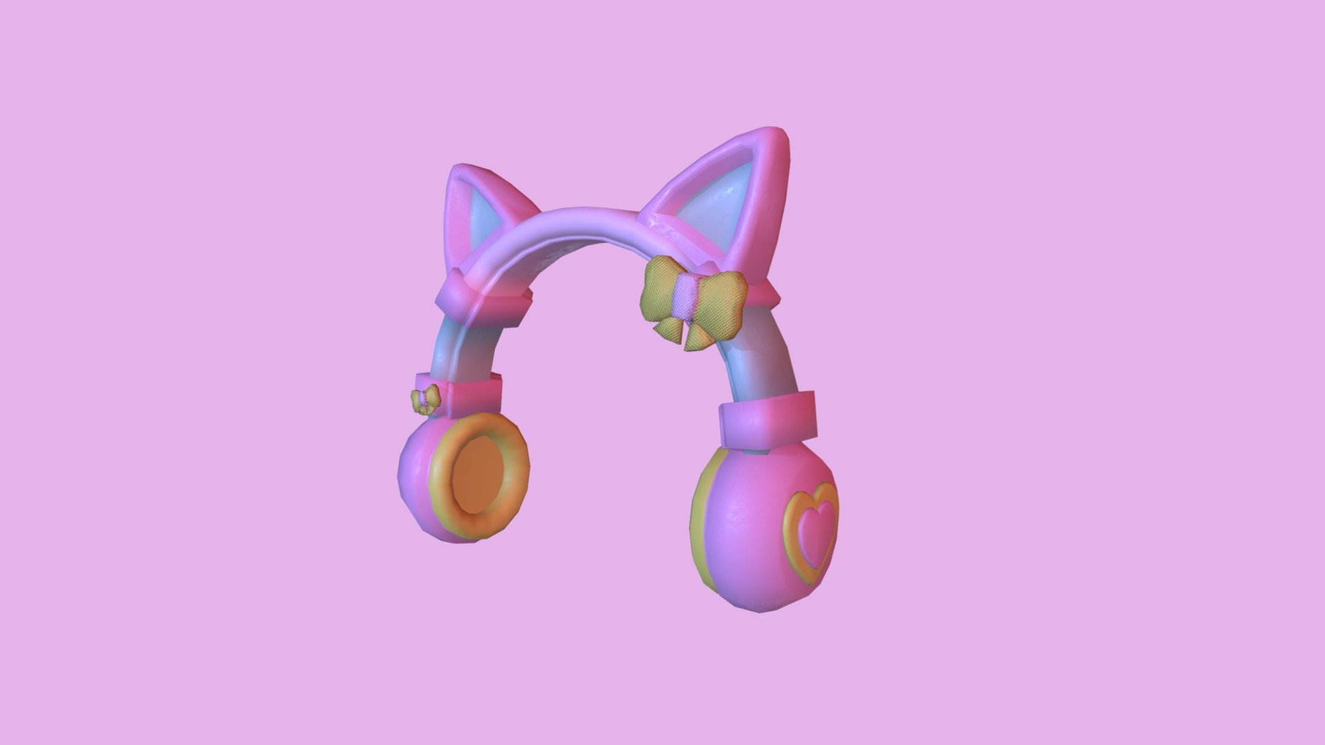 UGC Cutecore Headphones - 3D model by bina_art_3d [a9aa77f] - Sketchfab