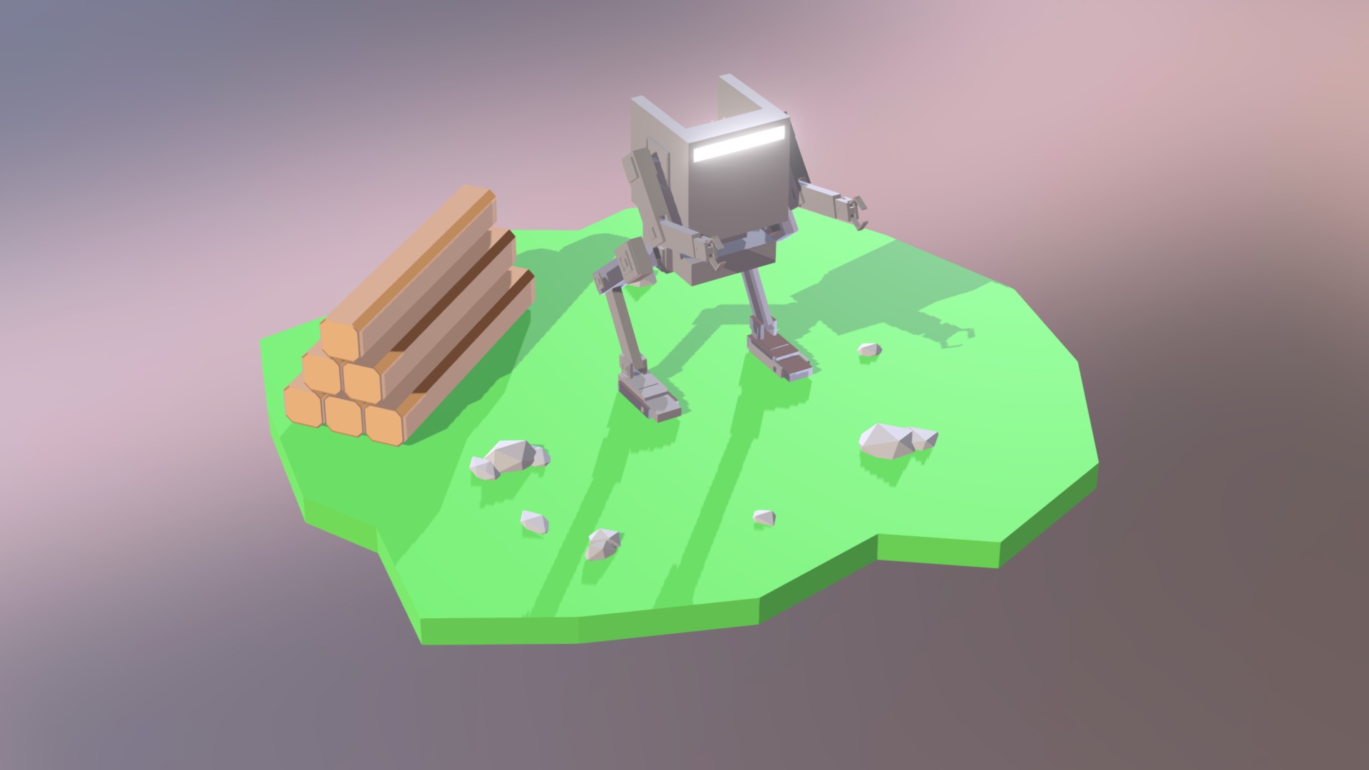 Cube Mech - 3D model by Intokz (@applebooks2016) [a9aafc0] - Sketchfab