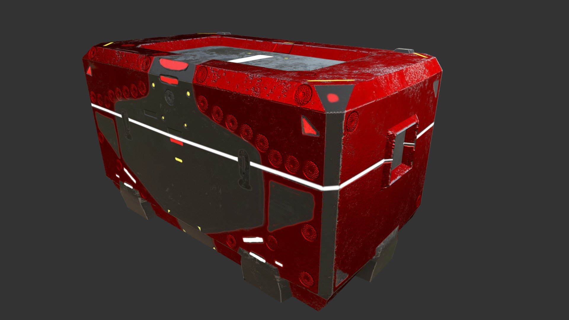 Sci-fi Crate - 3D model by AaronsGameArt [a9adcce] - Sketchfab