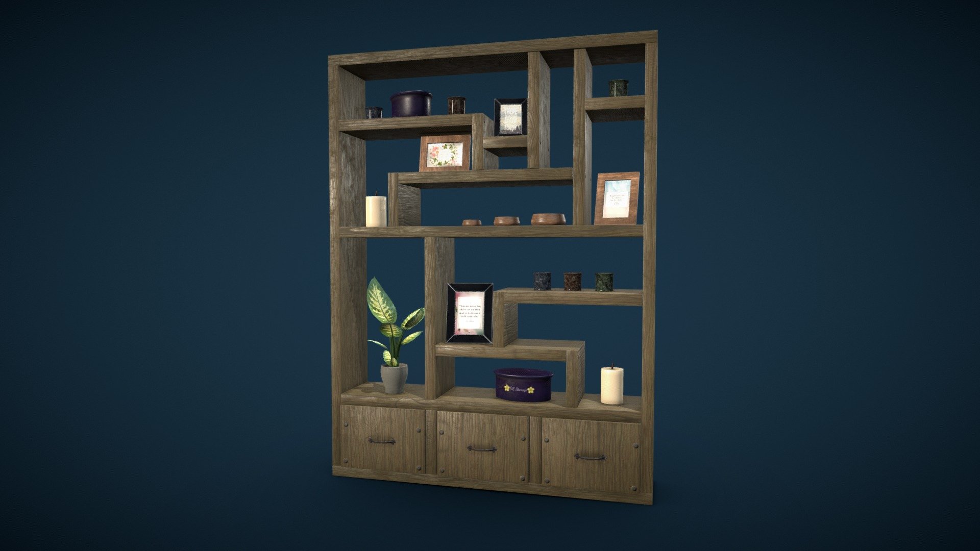 Shelving_Unit - 3D model by DanLord3D [a9adeb0] - Sketchfab