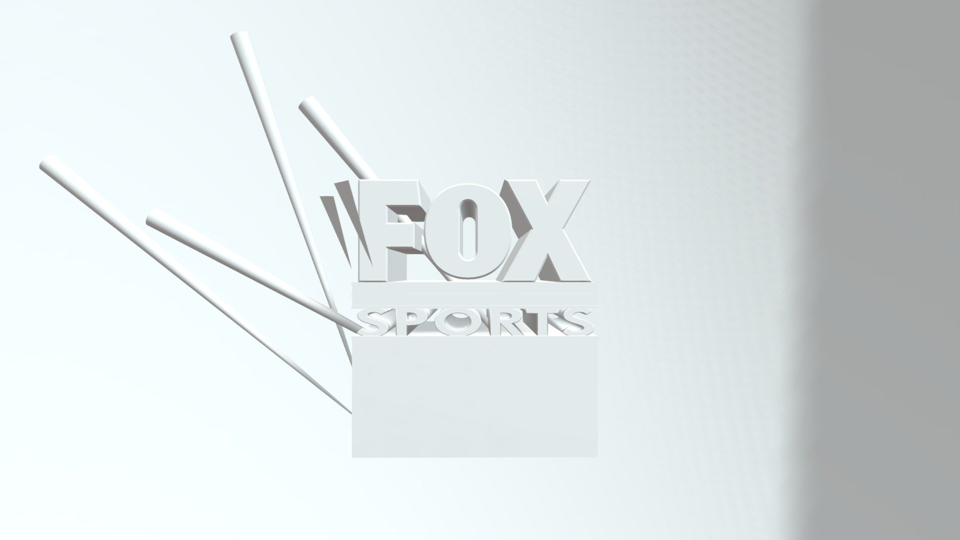 Fox Sports 1994 Logo DESTROYED - Download Free 3D model by ...