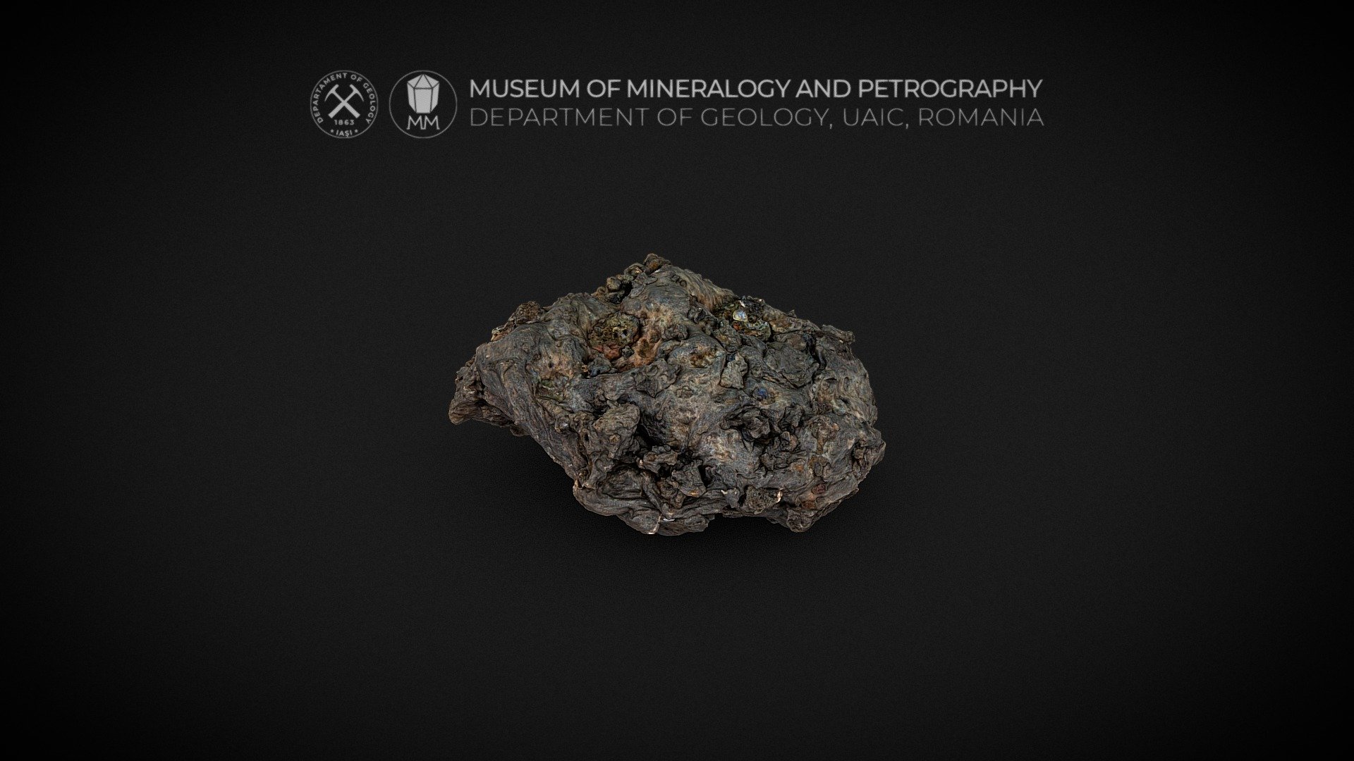 Basaltic lava flow (volcanic rock) - 3D model by Museum of Mineralogy ...
