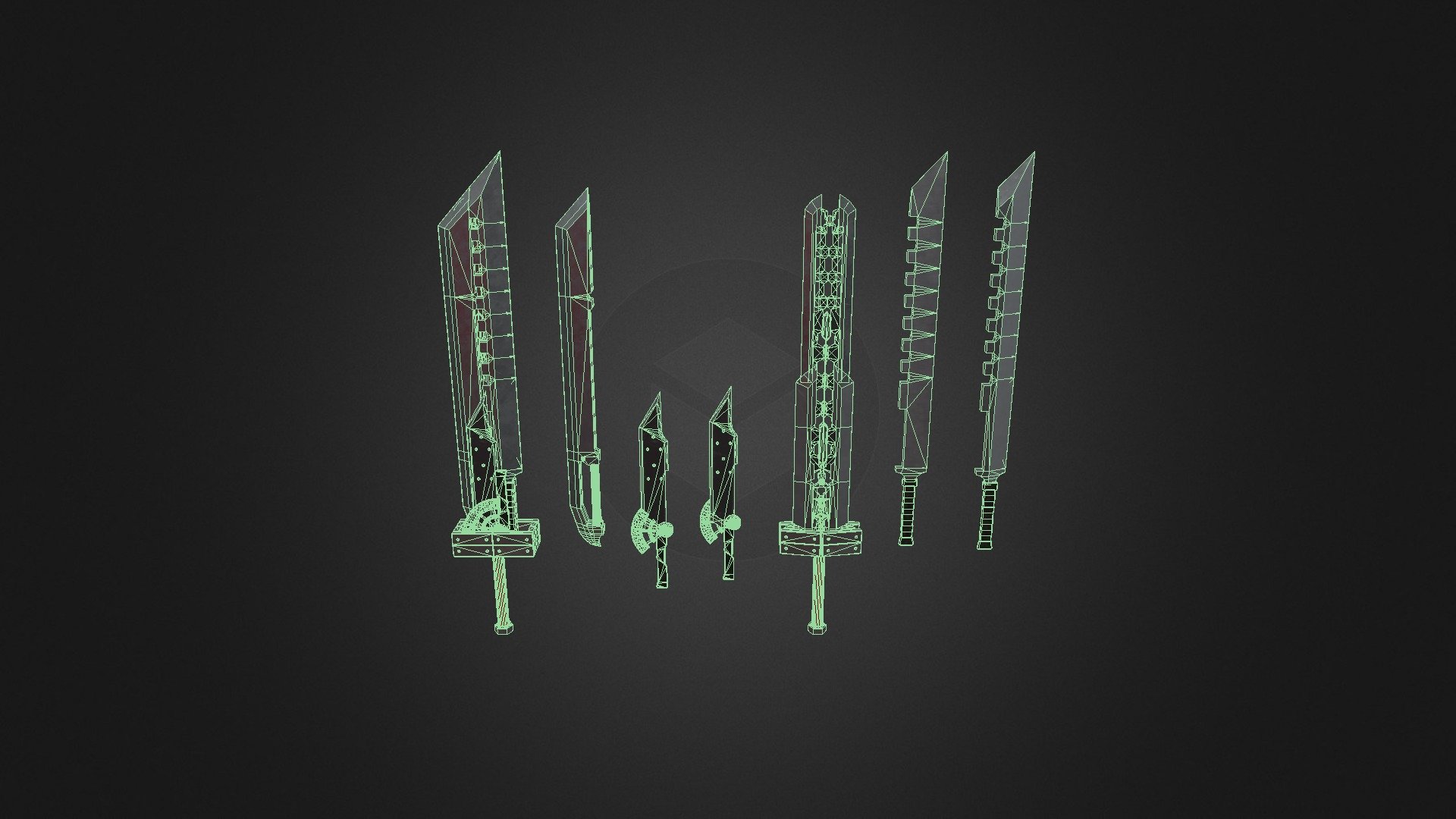 Cloud's Fusion Sword - 3D model by abengana.rodin [a9b33c3] - Sketchfab