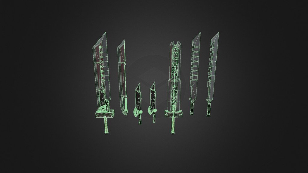 weapons - A 3D model collection by dragonnoid - Sketchfab