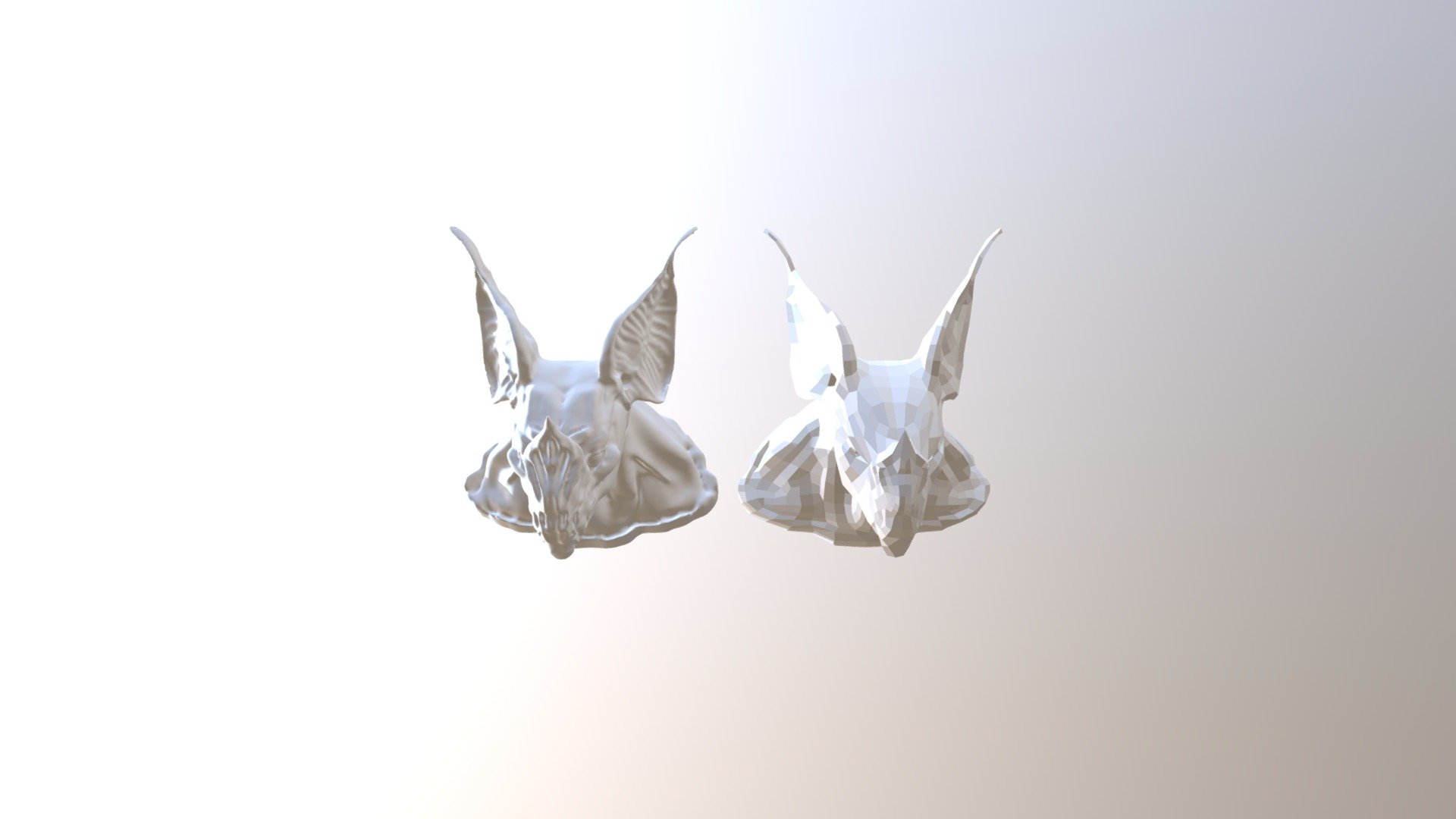 bat creature Head - 3D model by e-restrepo1114 (@EmanuelRestrepoVelez ...