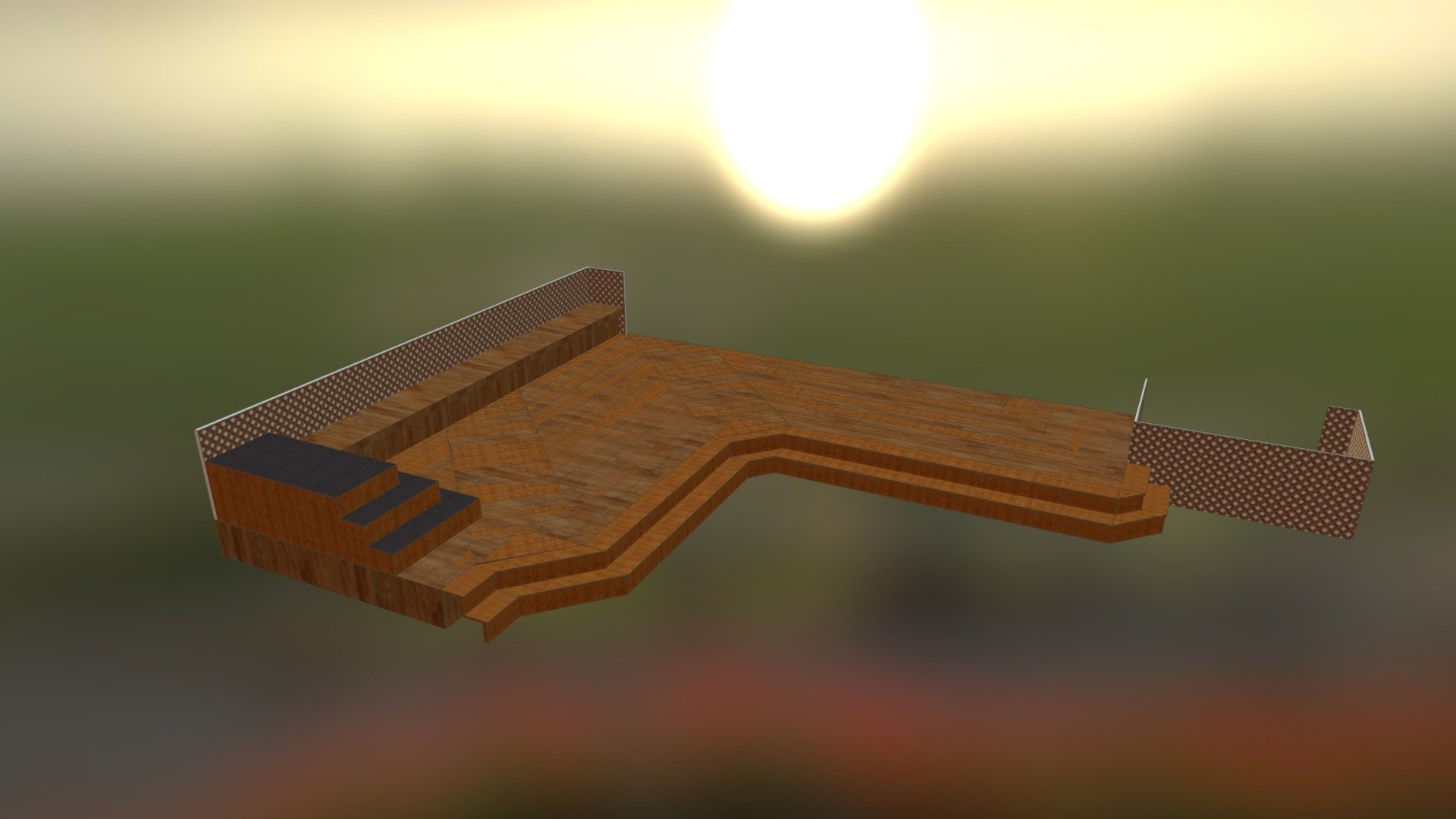 Deck - 3D model by DustinSparks [a9b5f61] - Sketchfab