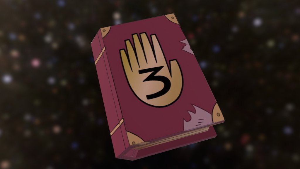 Gravity Falls: Journal #3 - 3D model by Kimberly Brum (@krtb13 ...