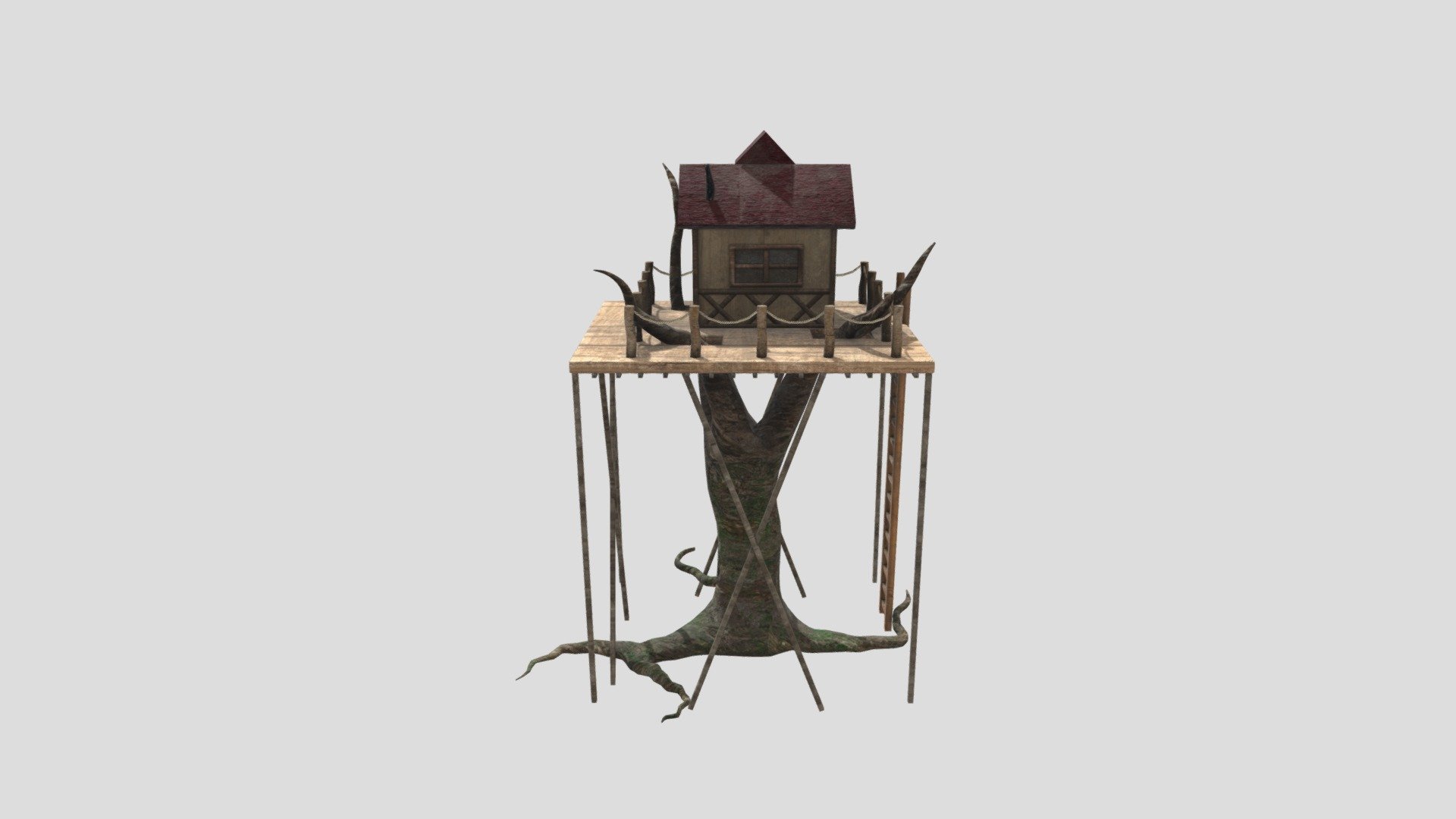 1.3 3D Modelling Treehouse - 3D model by Max Vorgers (@maxvorgers ...