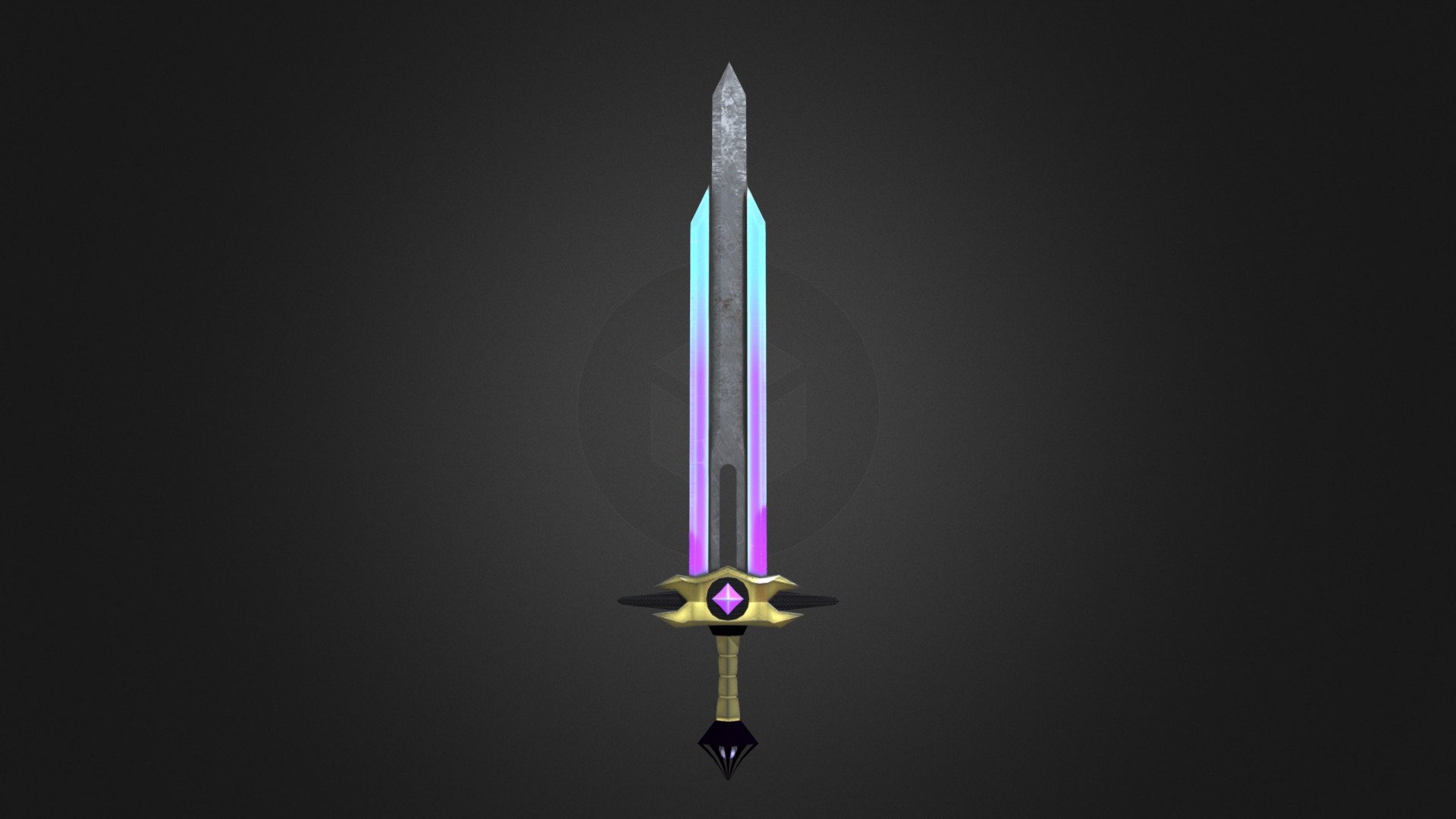 Scifi DarkStar Sword - Buy Royalty Free 3D model by Silver Shield ...