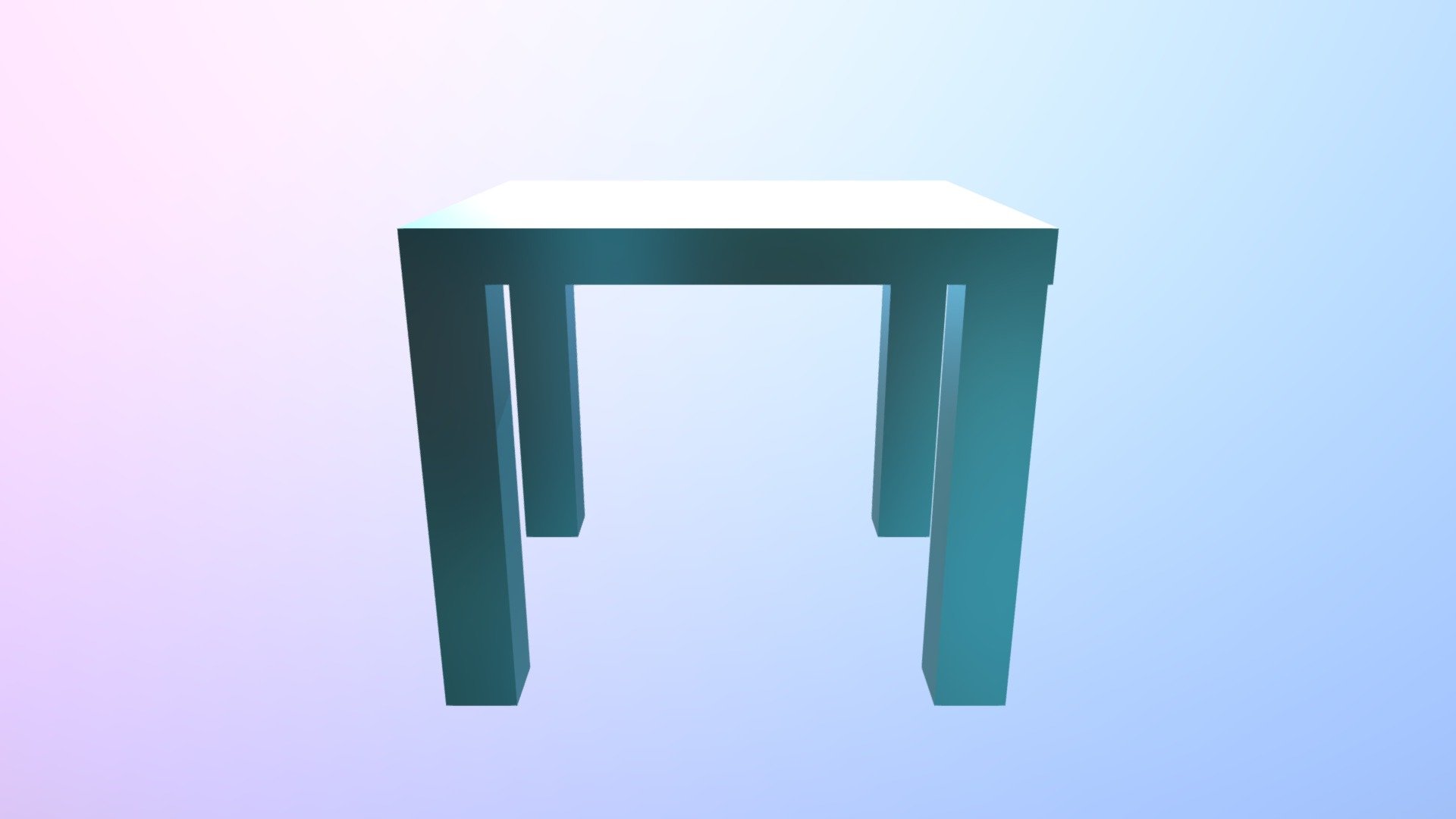 Lil Blue Table - Download Free 3D model by juk3su11y [a9bac16] - Sketchfab