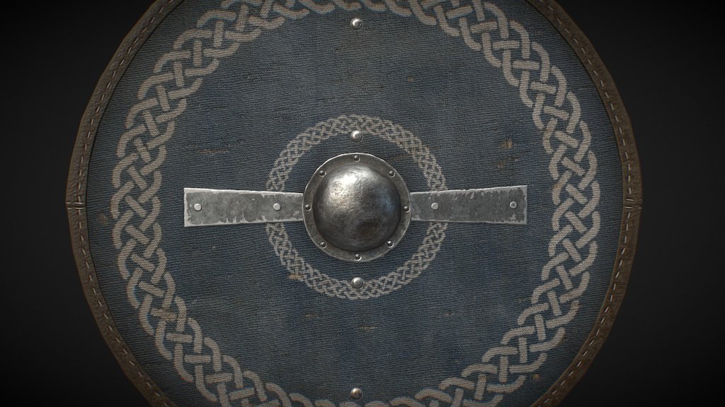 viking round shields - 3D model by Gnarly Potato (@gnarlypotato ...