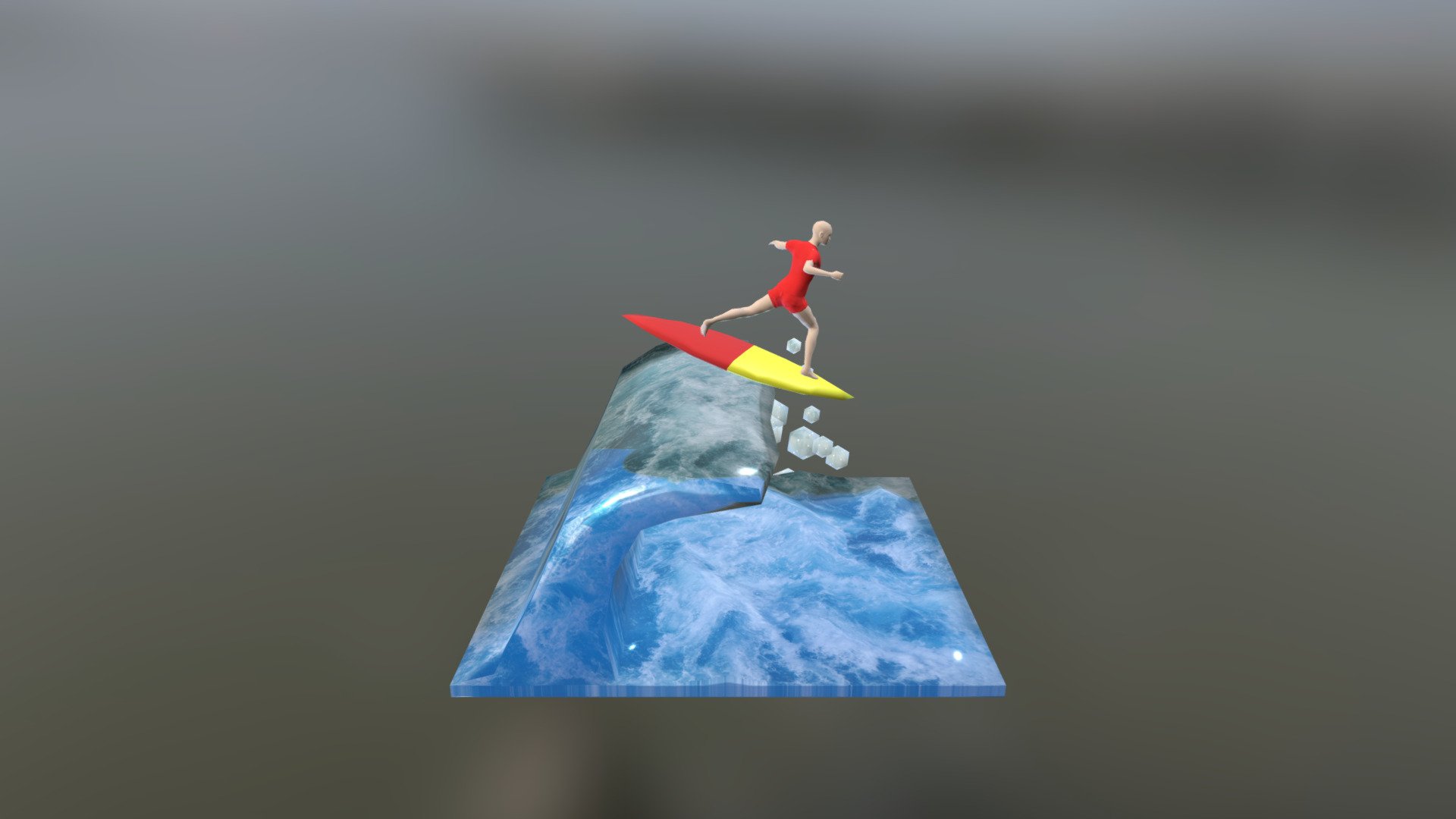 Surfer - Download Free 3D model by Eva.Kraai [a9bbefe] - Sketchfab
