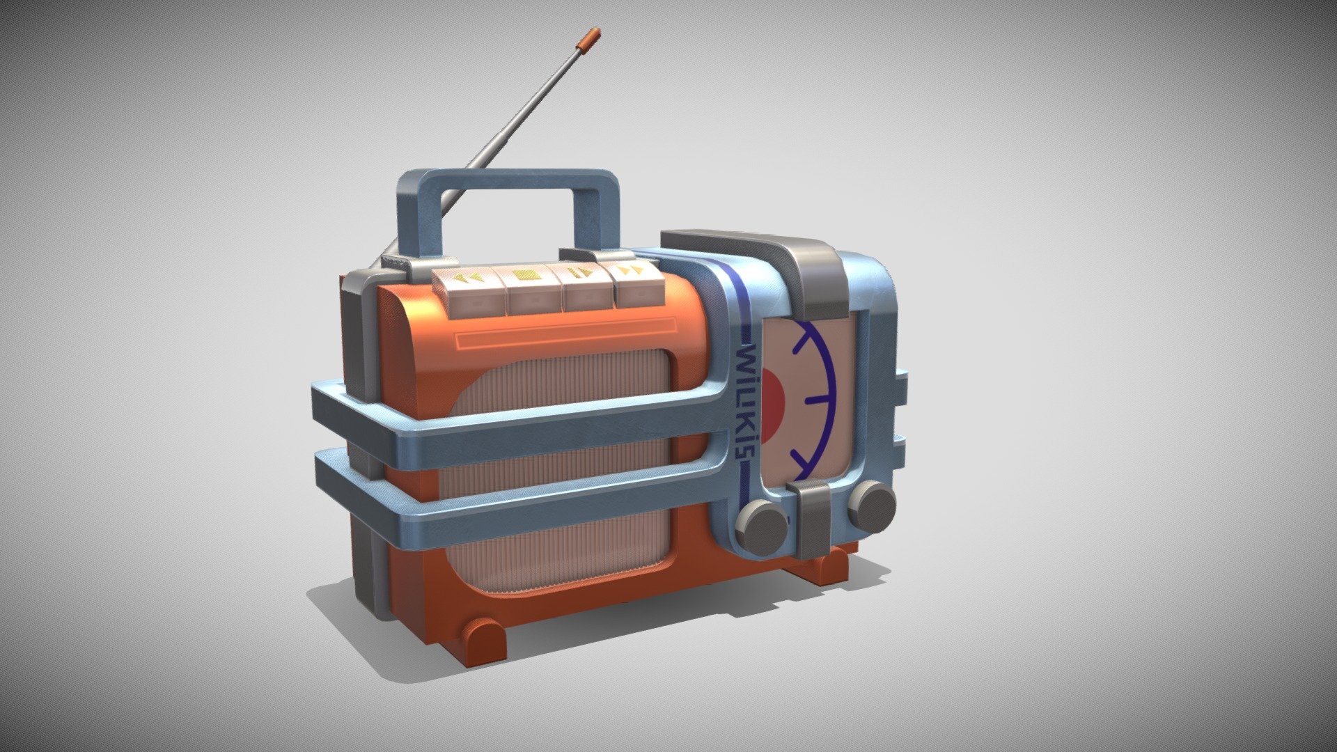 Low Poly Radio - 3D model by JamieFish [a9bc4df] - Sketchfab