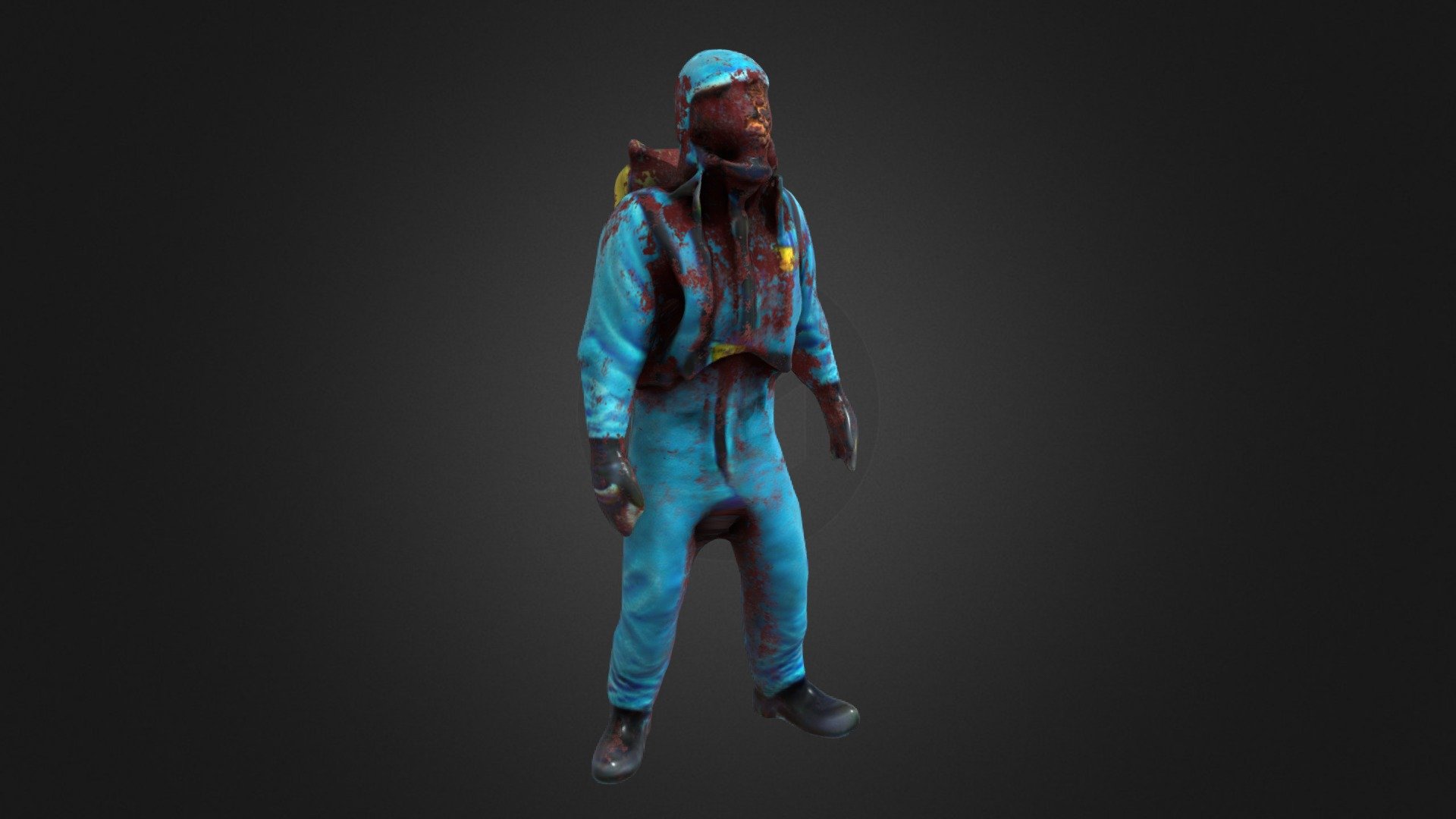 toxic Zombie 5 Idle (animated) - Download Free 3D model by vicente ...