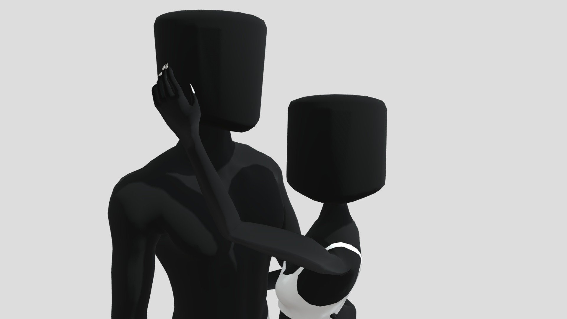 DTI Duo Pose Love1 - Download Free 3D model by The Withered Rose ...