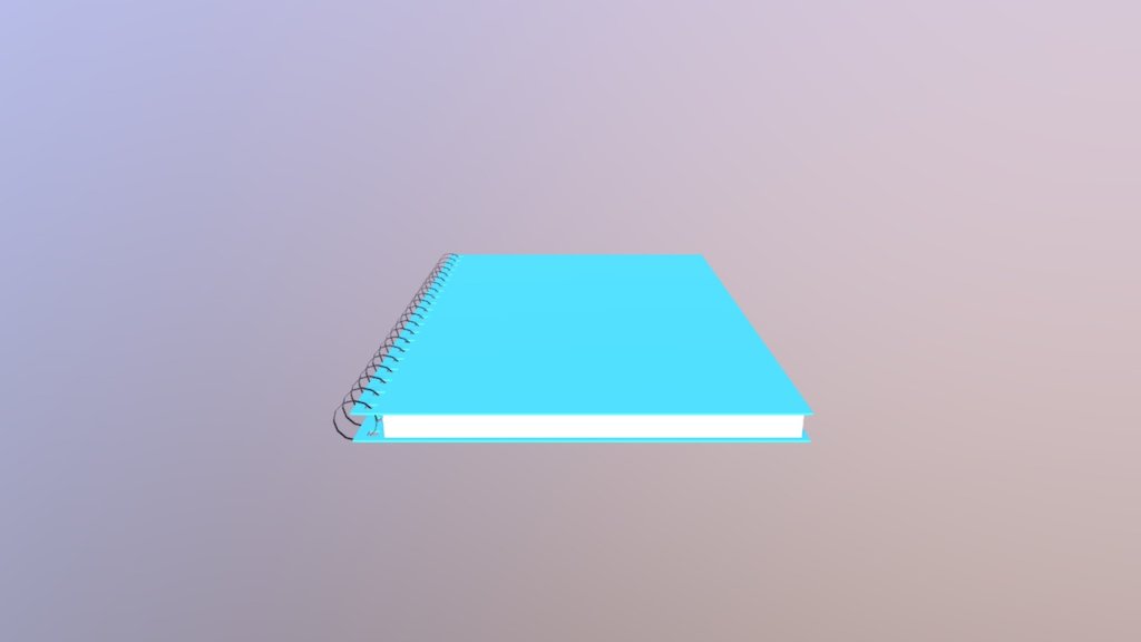 Notebook - 3D model by Daniel (@danielm182) [a9c0e49] - Sketchfab
